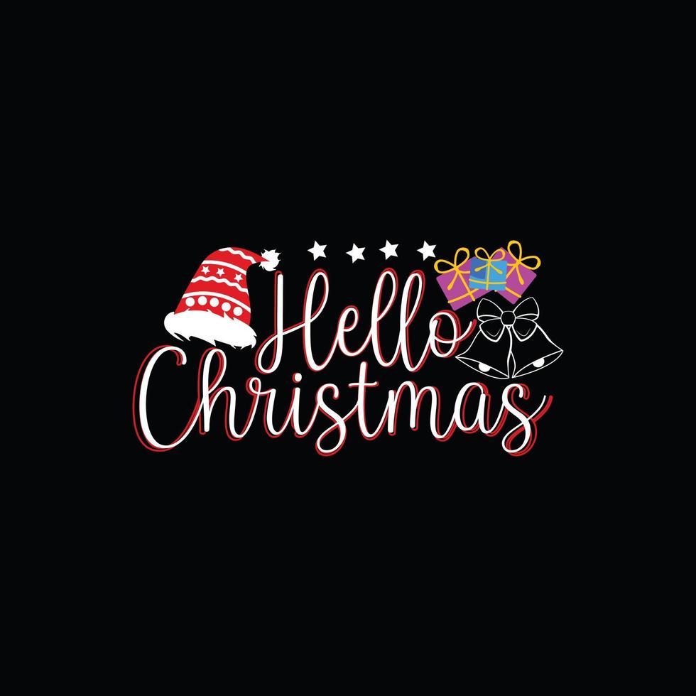 Hello, Christmas vector t-shirt template. Christmas t-shirt design. Can be used for Print mugs ...