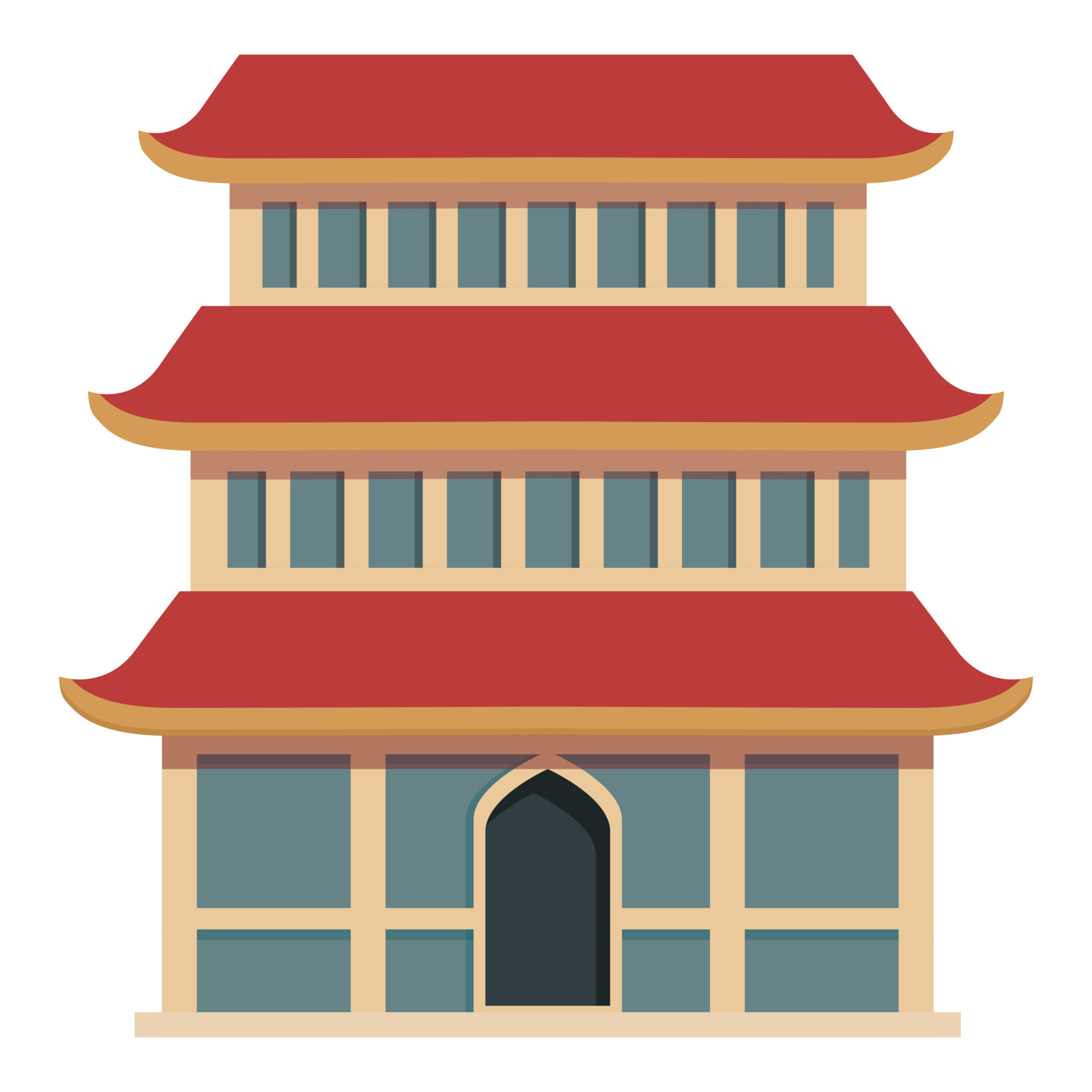 Chinese pagoda icon cartoon vector. Asian house 14318473 Vector Art at ... Chinese pagoda icon cartoon vector. Asian house 14318473 Vector Art at ...