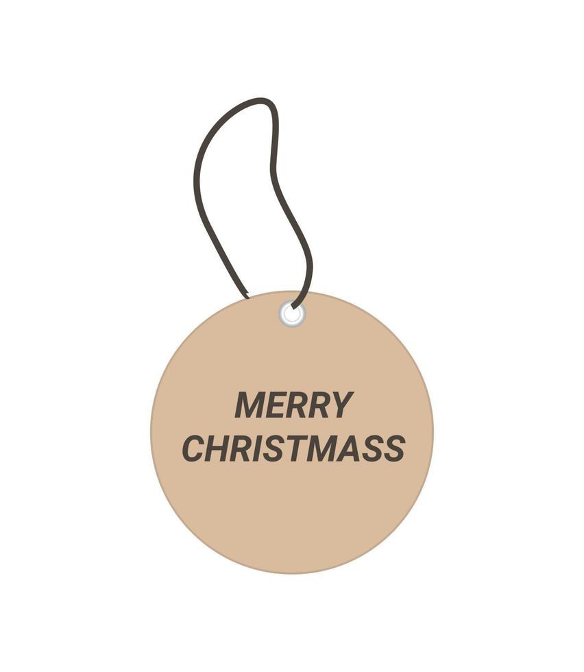 Cute merry christmas greeting tag 14321827 Vector Art at Vecteezy