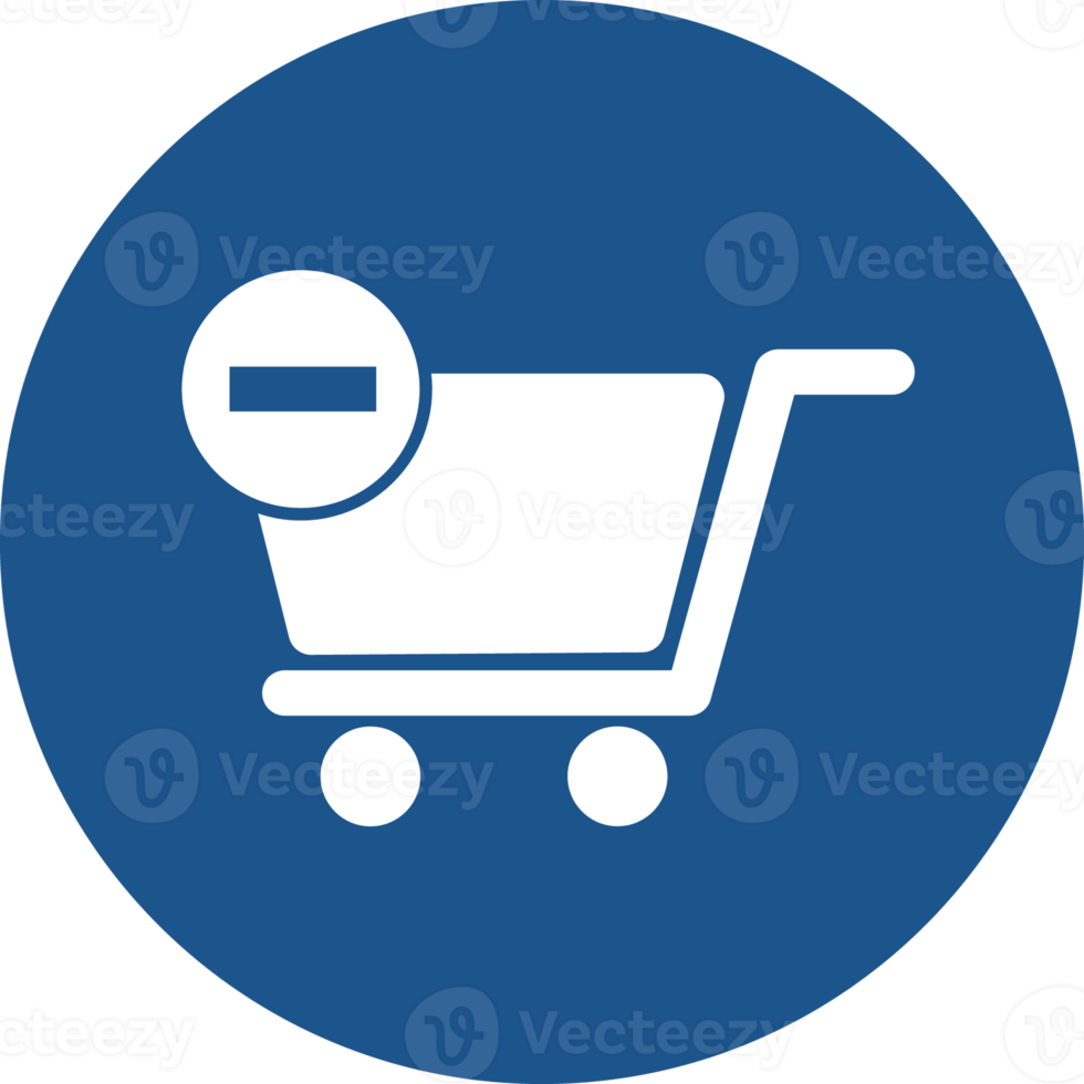 Free Warenkorb aus Bestellung Icons Design im blauen Kreis. 14322491 ...