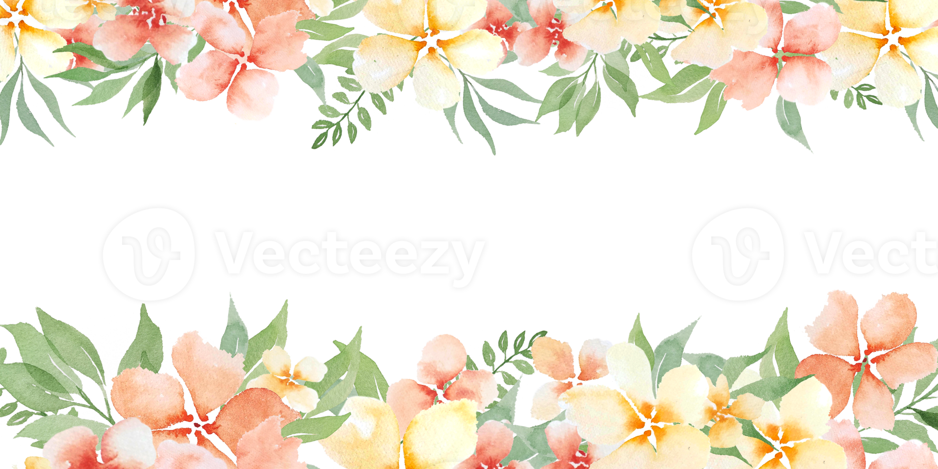 Watercolor peach flowers 14323632 PNG