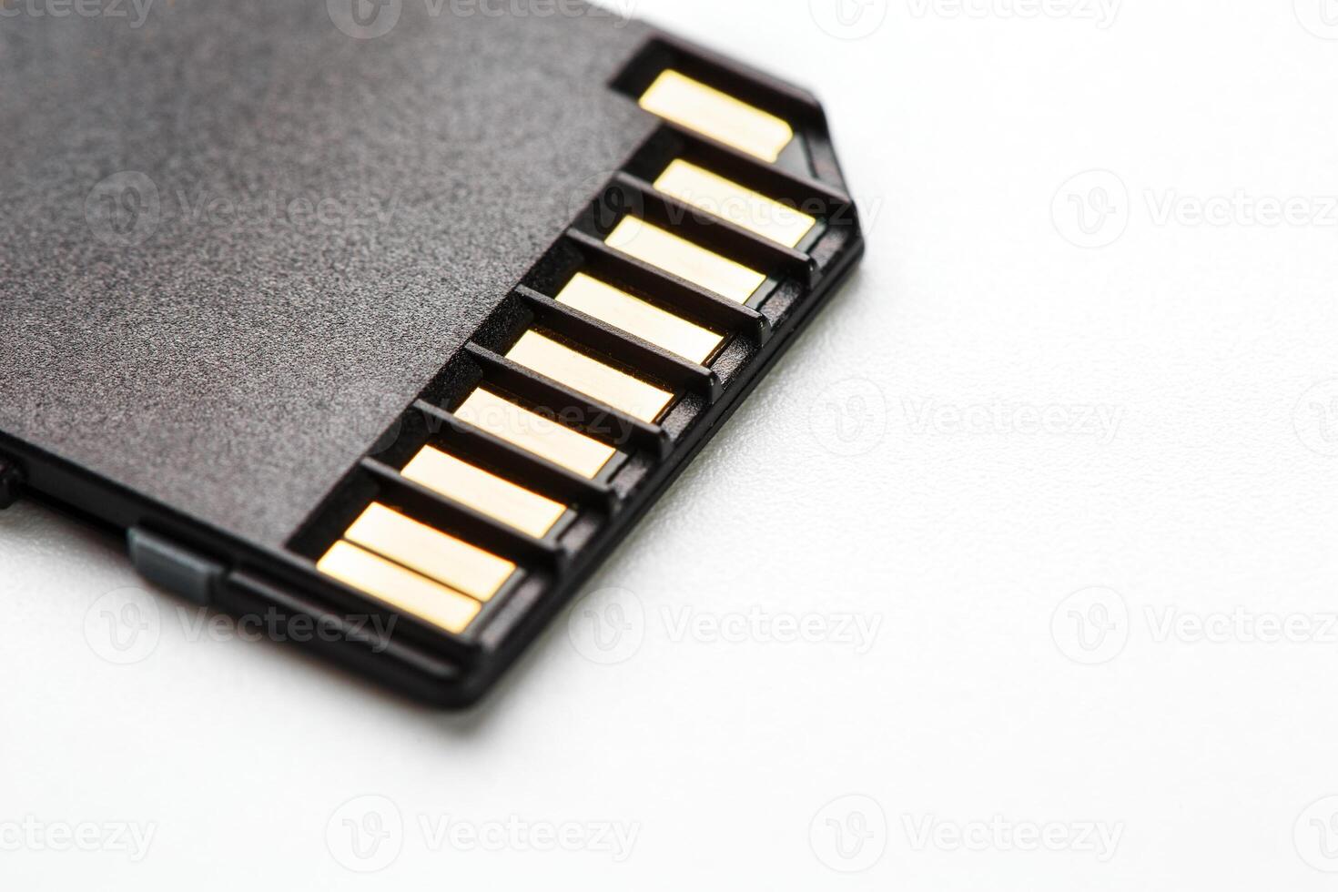 Black SD memory card on a white background, isolate 14324037 Stock ... Black SD memory card on a white background, isolate 14324037 Stock ...