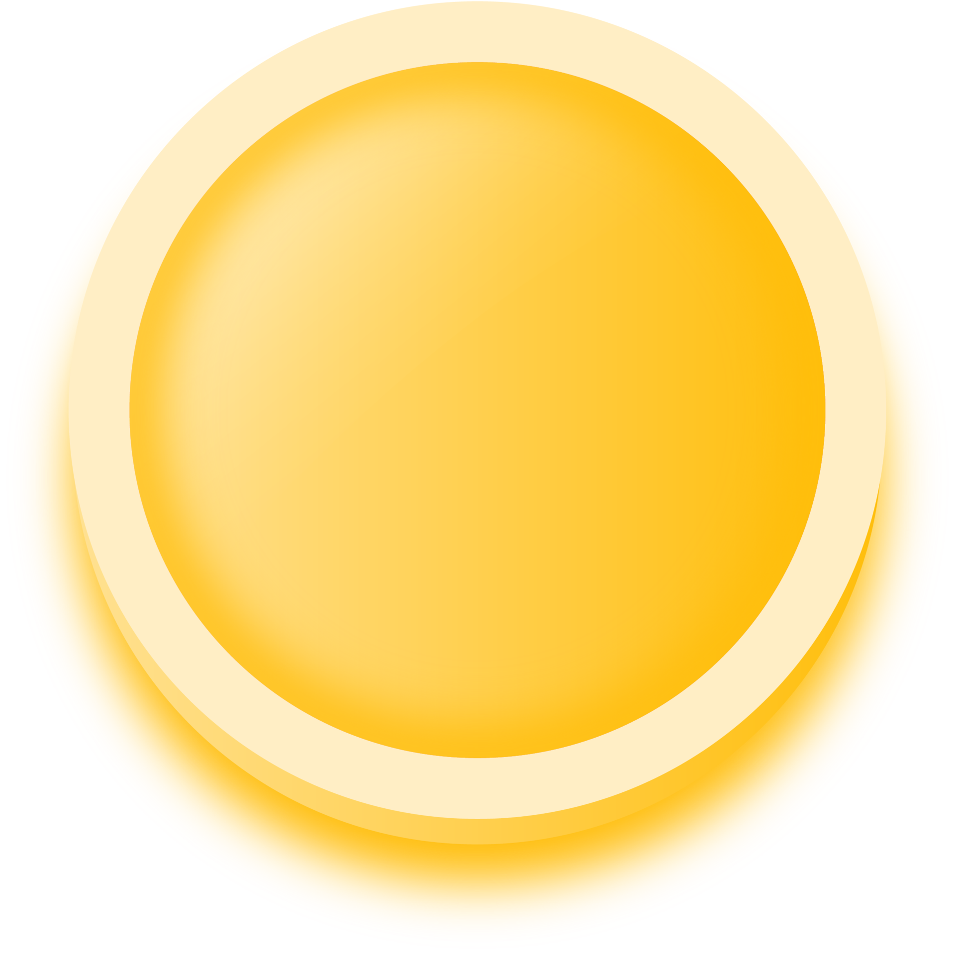 Round Shape Buttons In Yellow Colors User Interface Element Illustration 14324192 Png