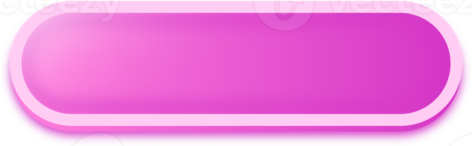 Rectangle Shape Buttons In Pink Colors User Interface Element Illustration 14324197 Png