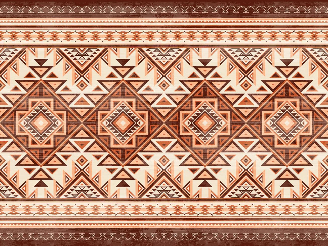 Native American Indian Ornament Pattern Geometric Ethnic Textile