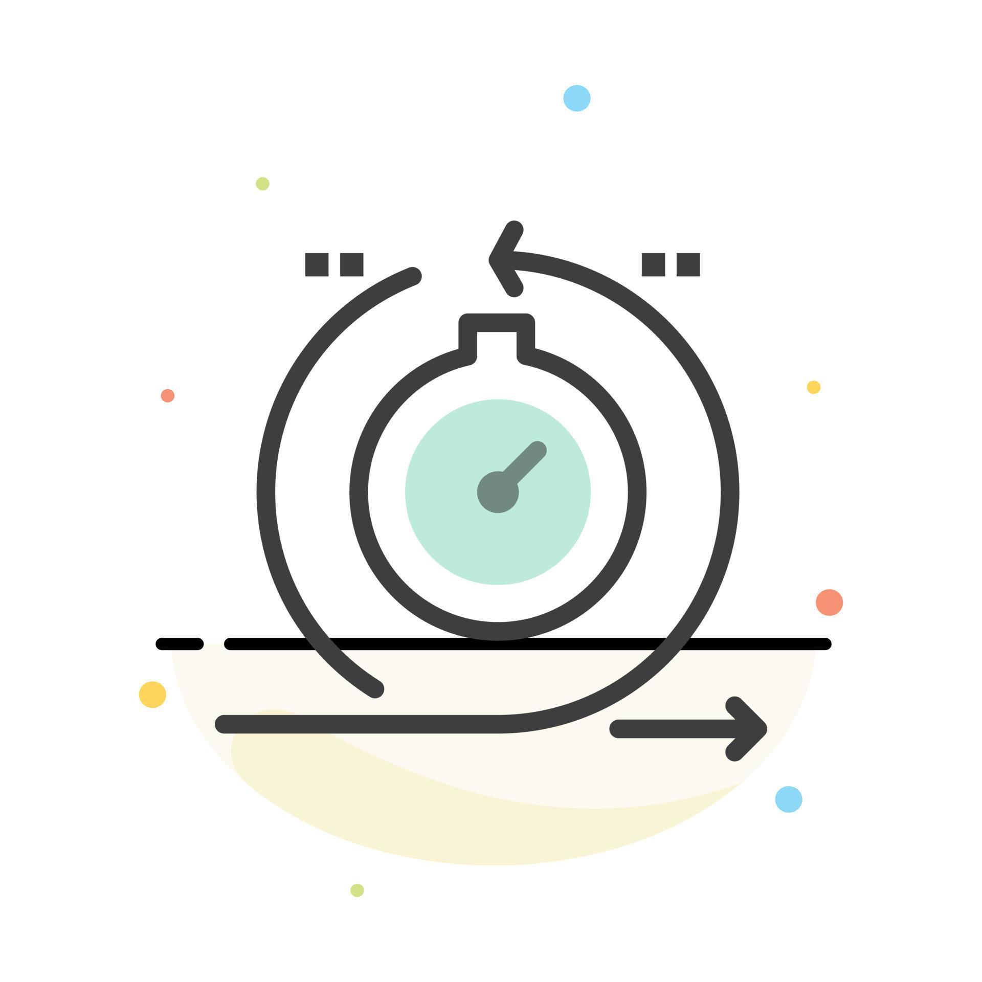 Agile Cycle Development Fast Iteration Abstract Flat Color Icon