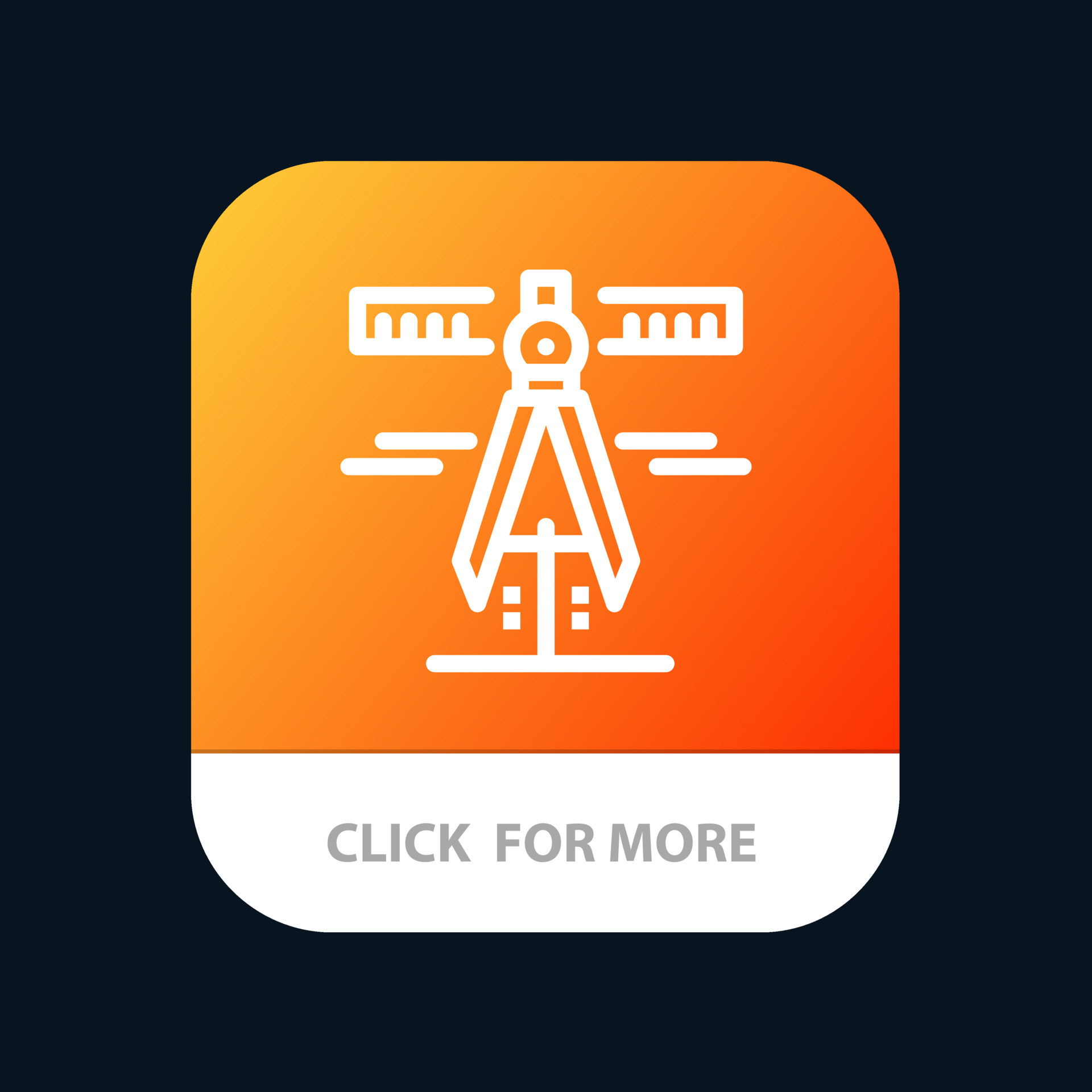 Calipers Geometry Tools Measure Mobile App Button Android And Ios Line Version 14332484 Vector