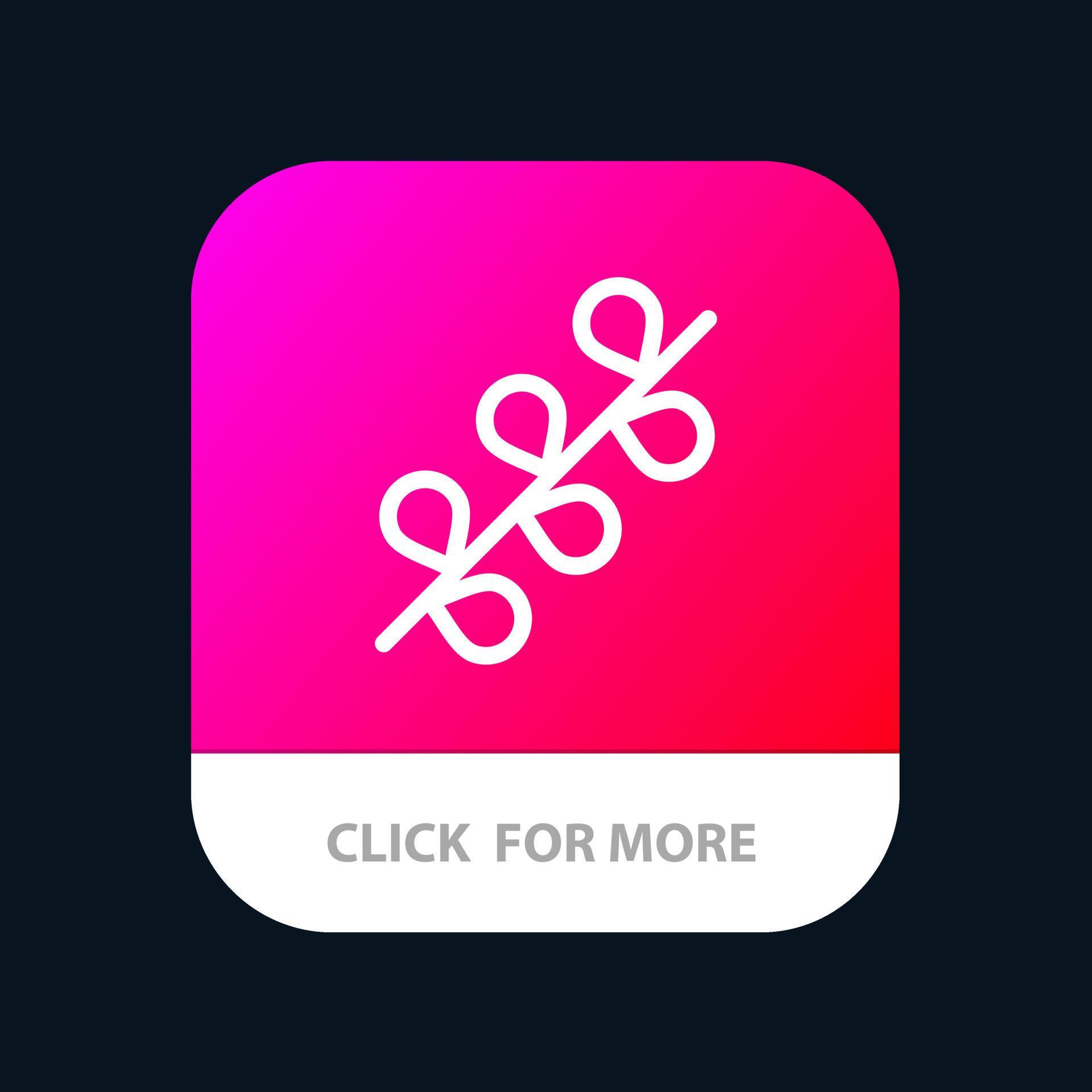 Catkin Easter Holiday Spring Mobile App Button Android And Ios Line Version 14333877 Vector Art