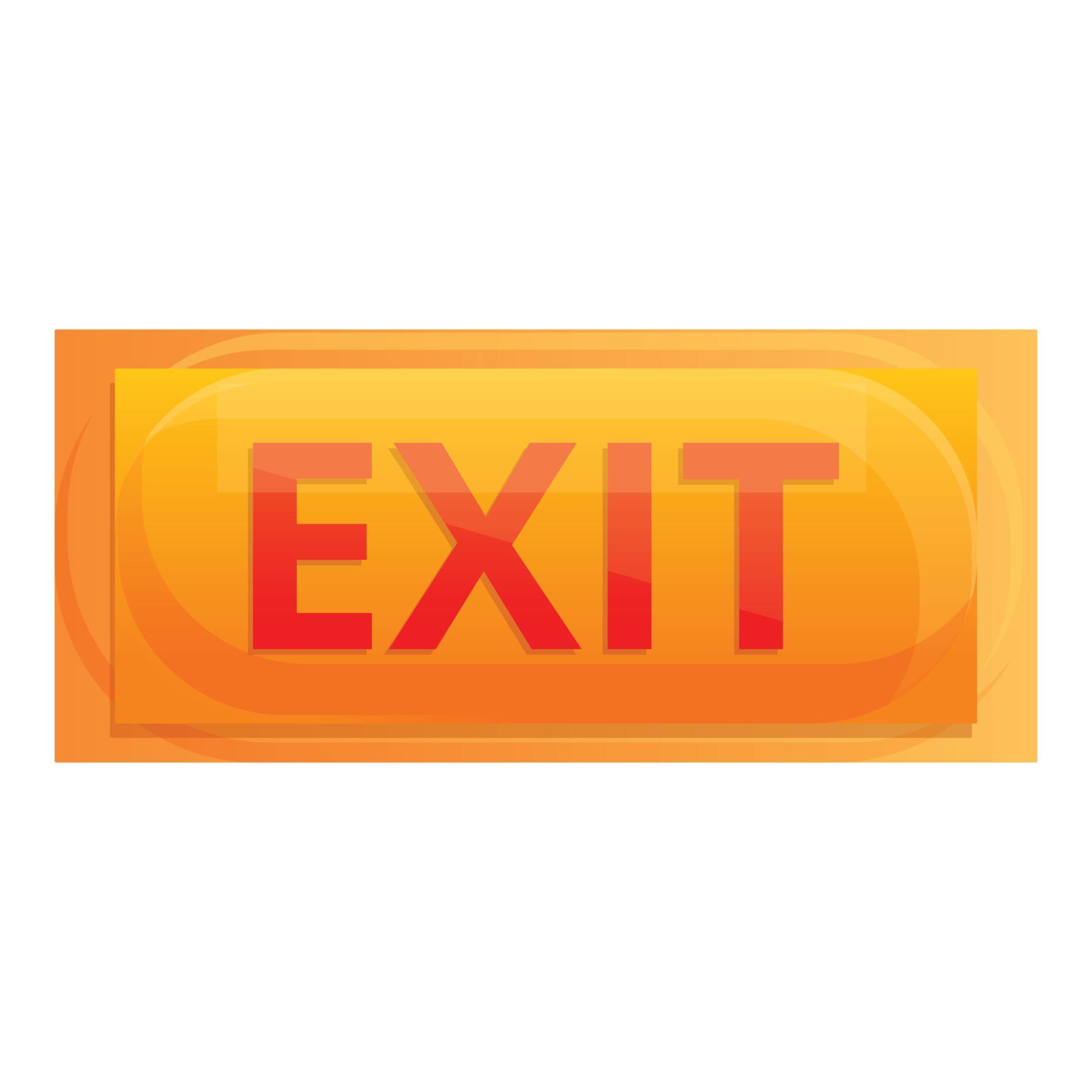 Exit Button Interface Icon Cartoon Style 14334554 Vector Art At Vecteezy 5961