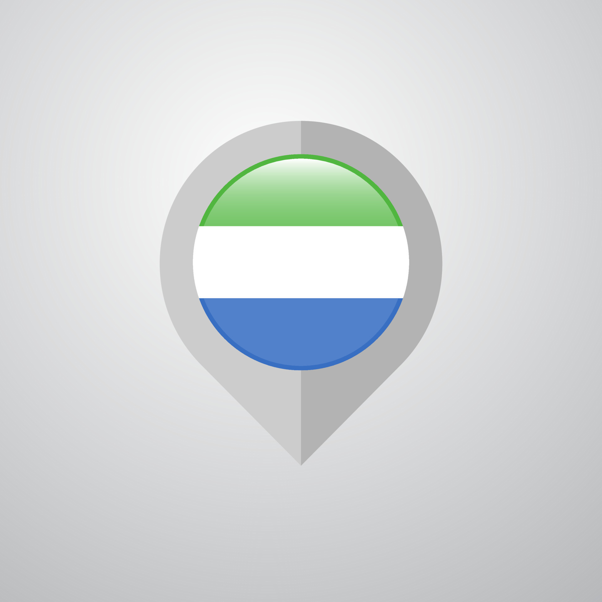 Map Navigation pointer with Sierra Leone flag design vector 14336254 Vector Art at Vecteezy