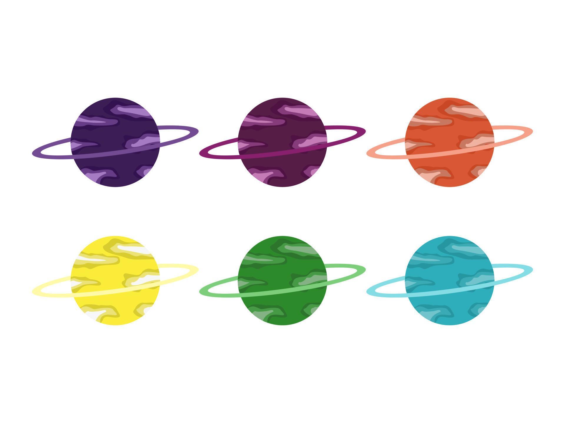 Simple planet graphic design is perfect for complementing space themed ...