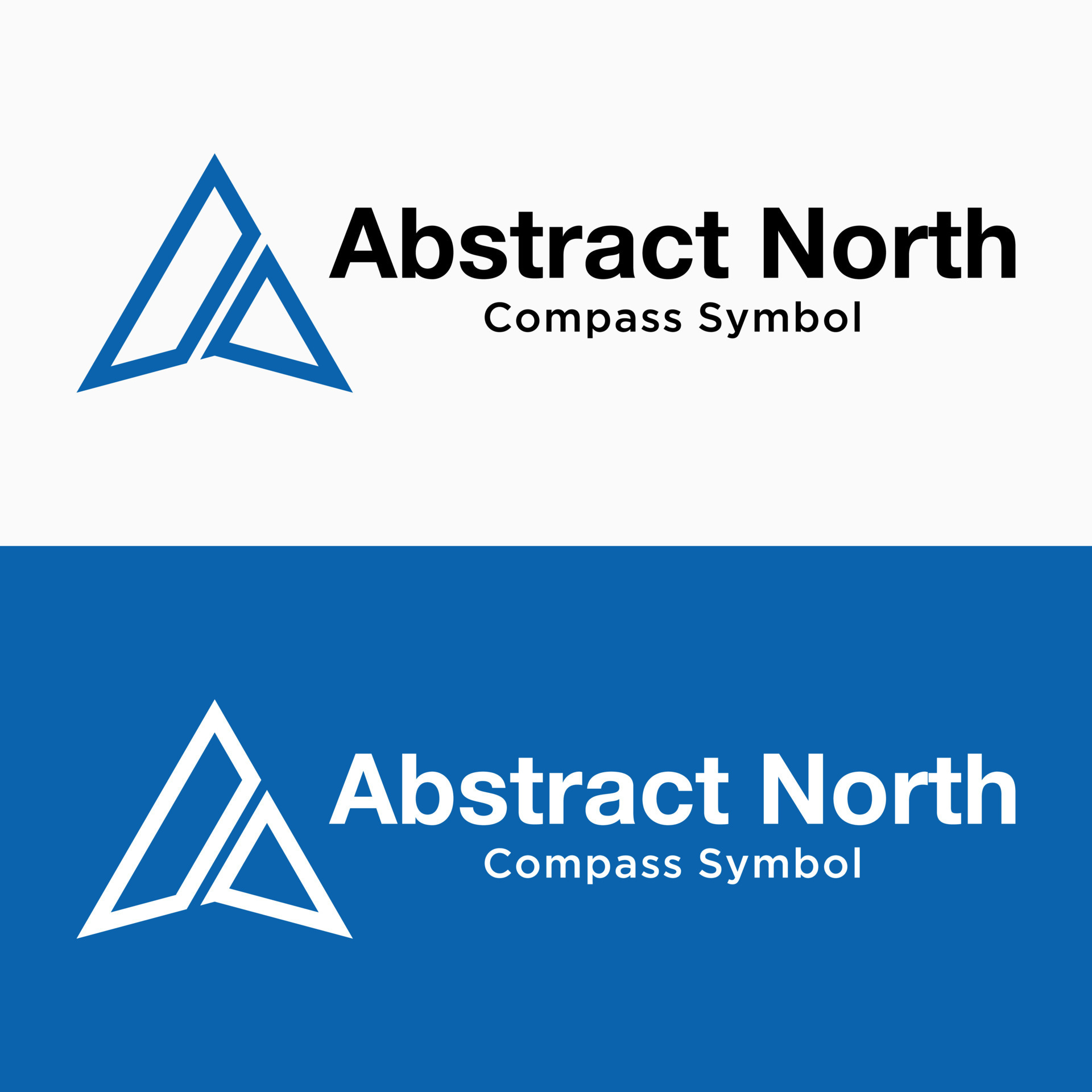 Set Letter A Monogram Symbol Compass Arrow Elegant Modern Shape Identity Brand Logo Design