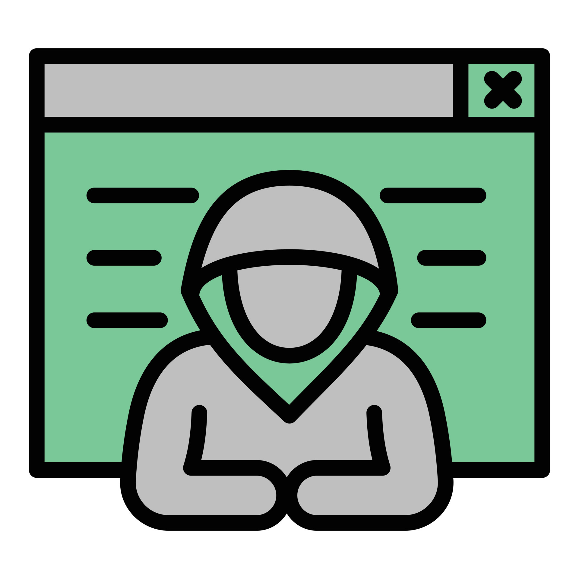 Web hacker icon outline vector. Cyber attack 14339477 Vector Art at ...
