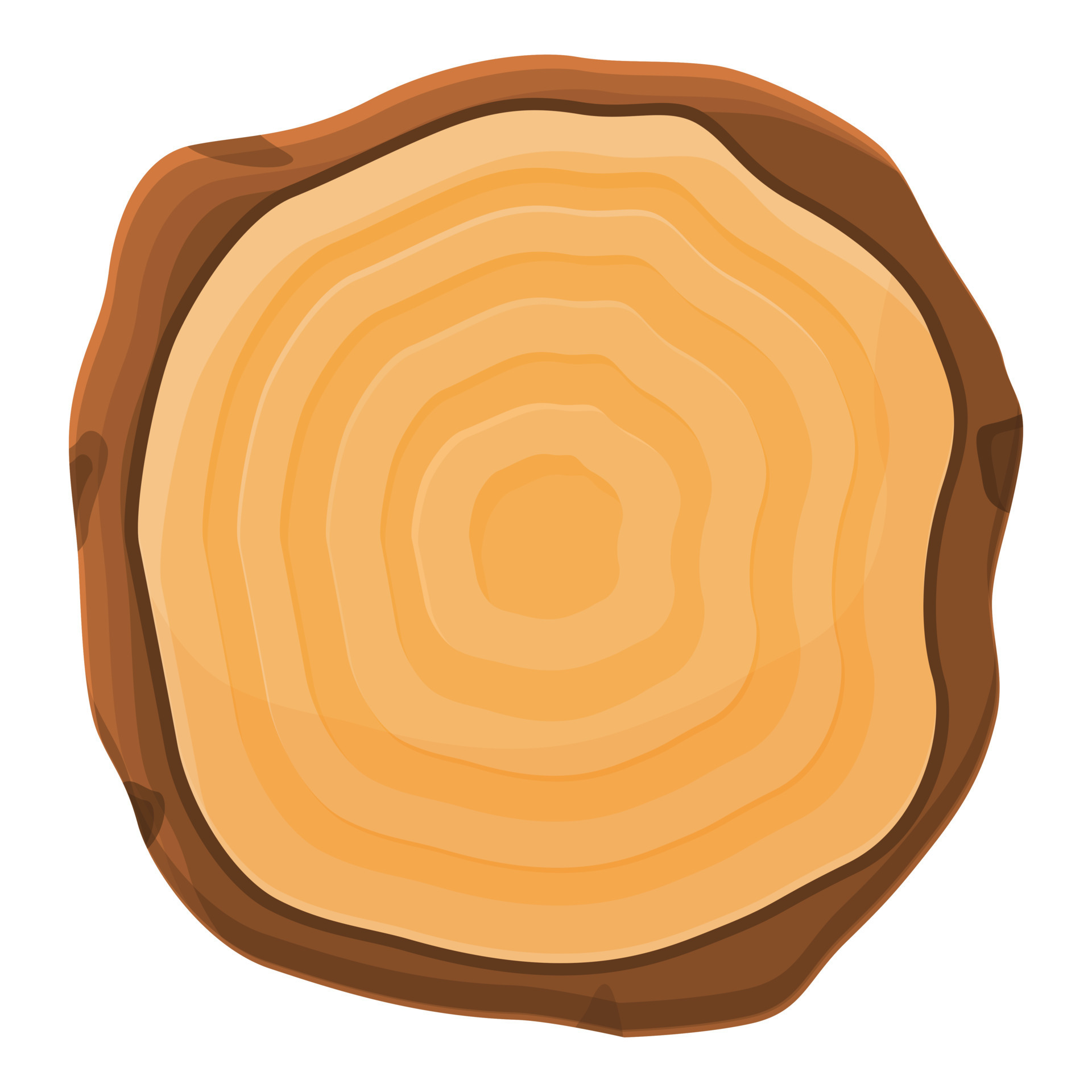 icono de tronco de árbol de vista superior, estilo de dibujos animados ... icono de tronco de árbol de vista superior, estilo de dibujos animados ...