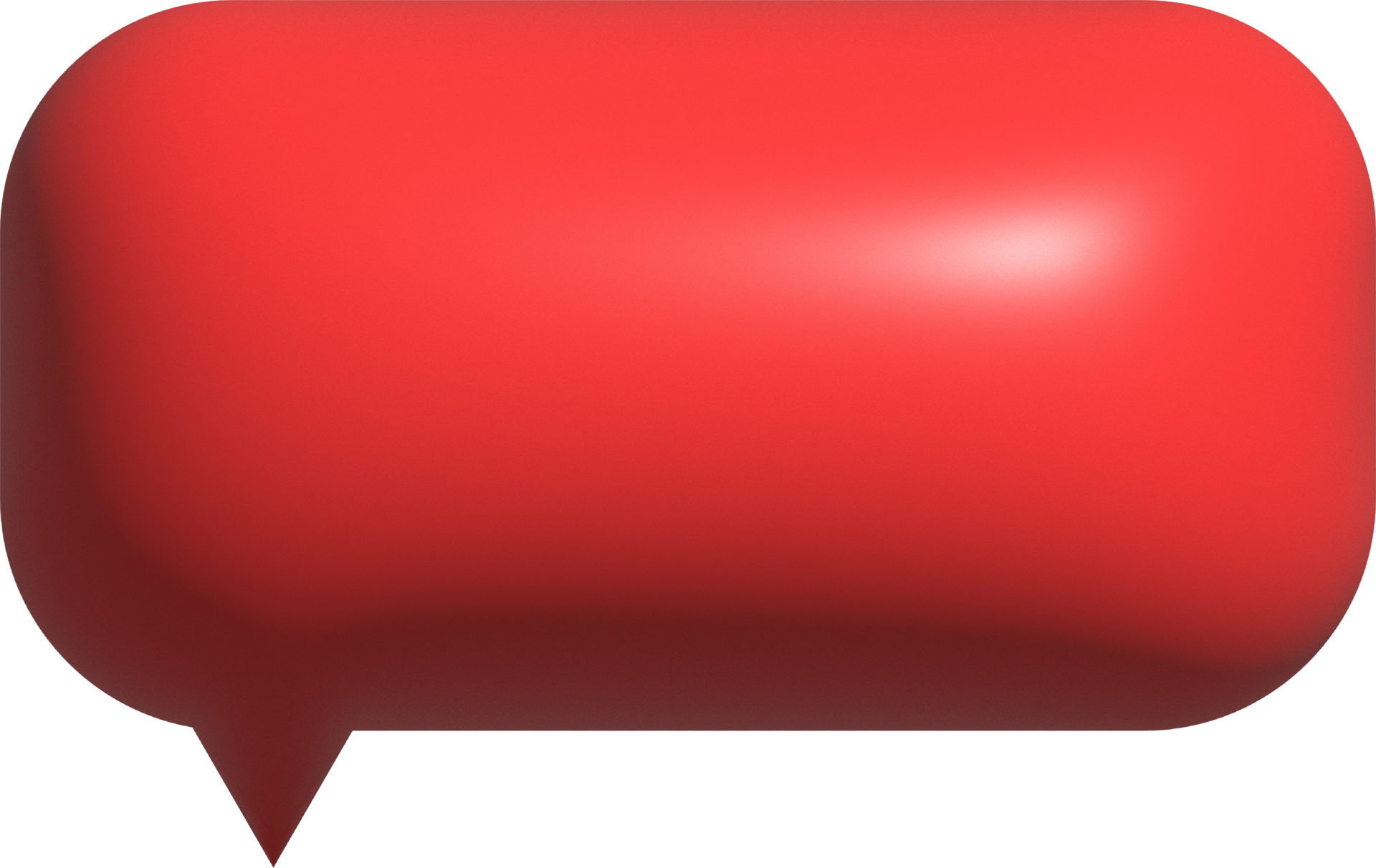 3d Cute Speech Bubble Conversation Chat Box Communication Text