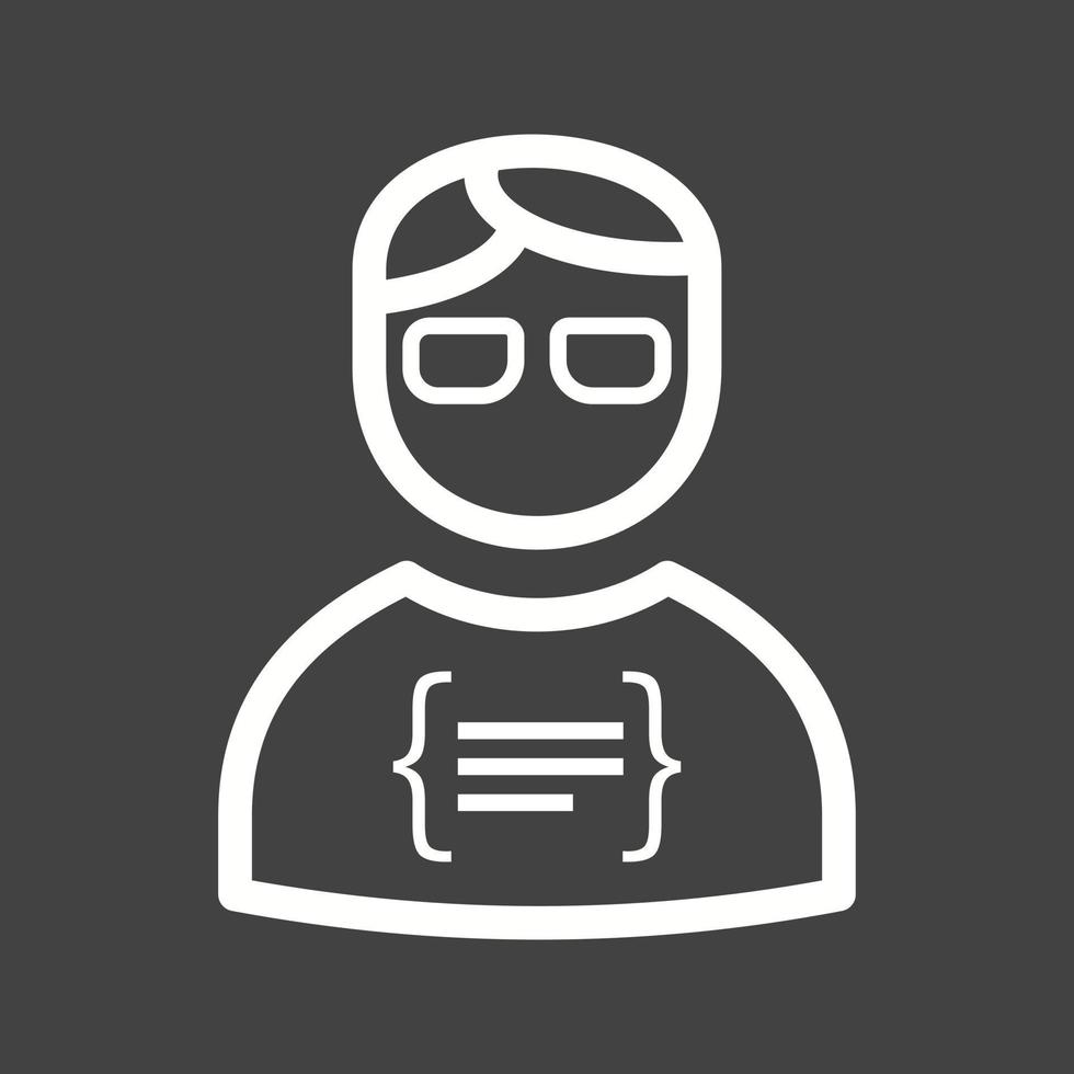 Programmer Line Inverted Icon 14343737 Vector Art At Vecteezy