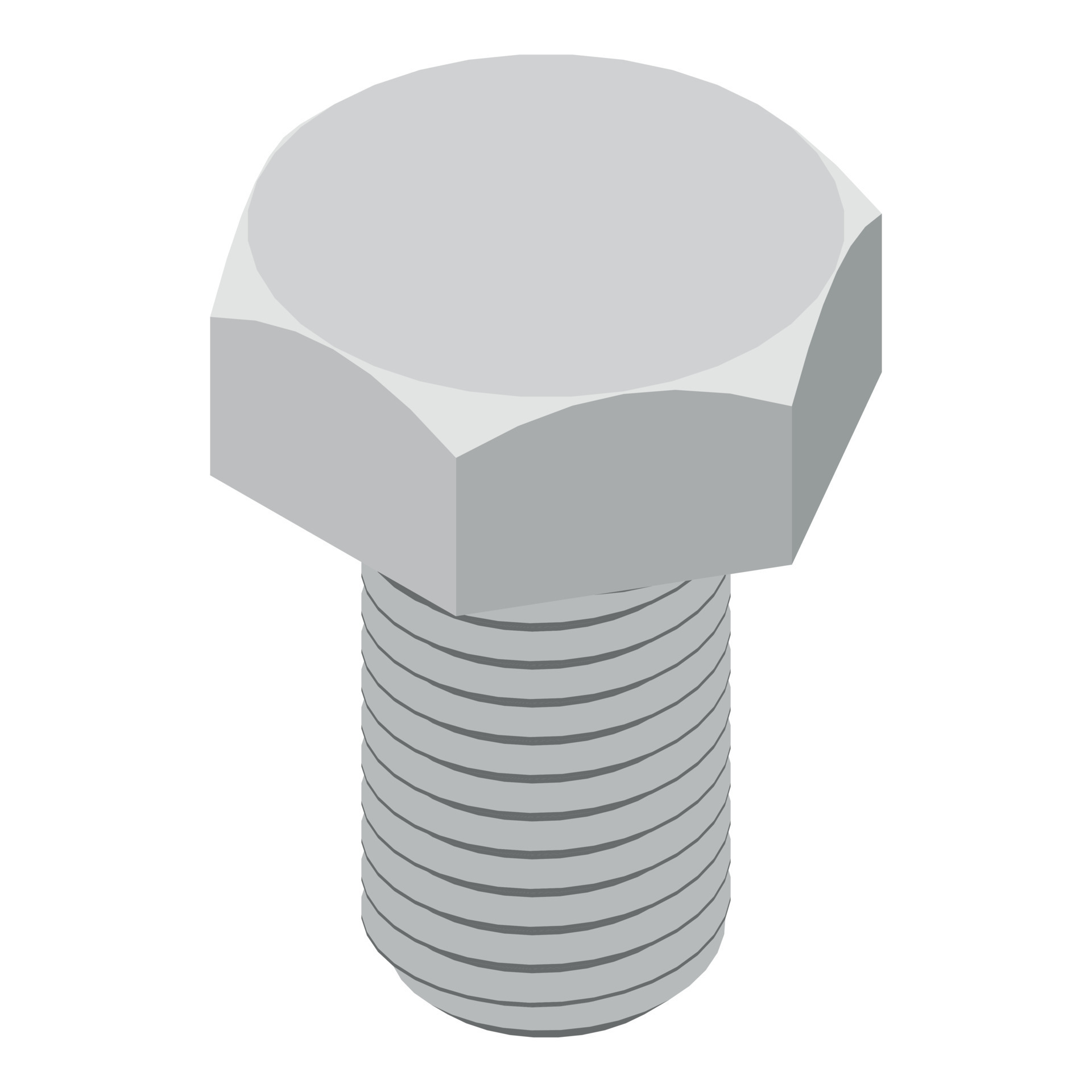 Steel bolt icon, isometric style 14348030 Vector Art at Vecteezy