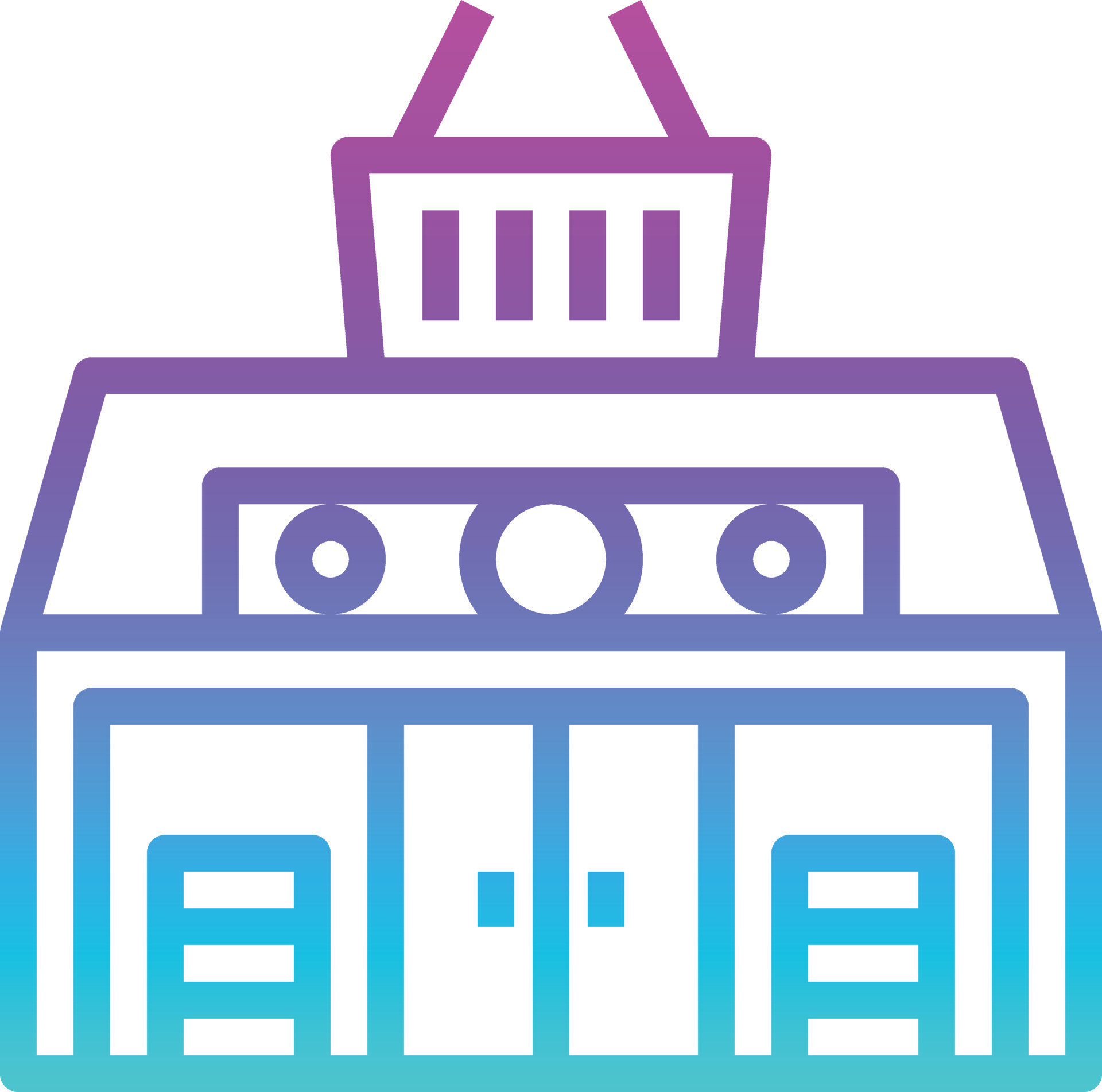 minimart shopping market shop building - gradient icon 14349507 Vector ... minimart shopping market shop building - gradient icon 14349507 Vector ...
