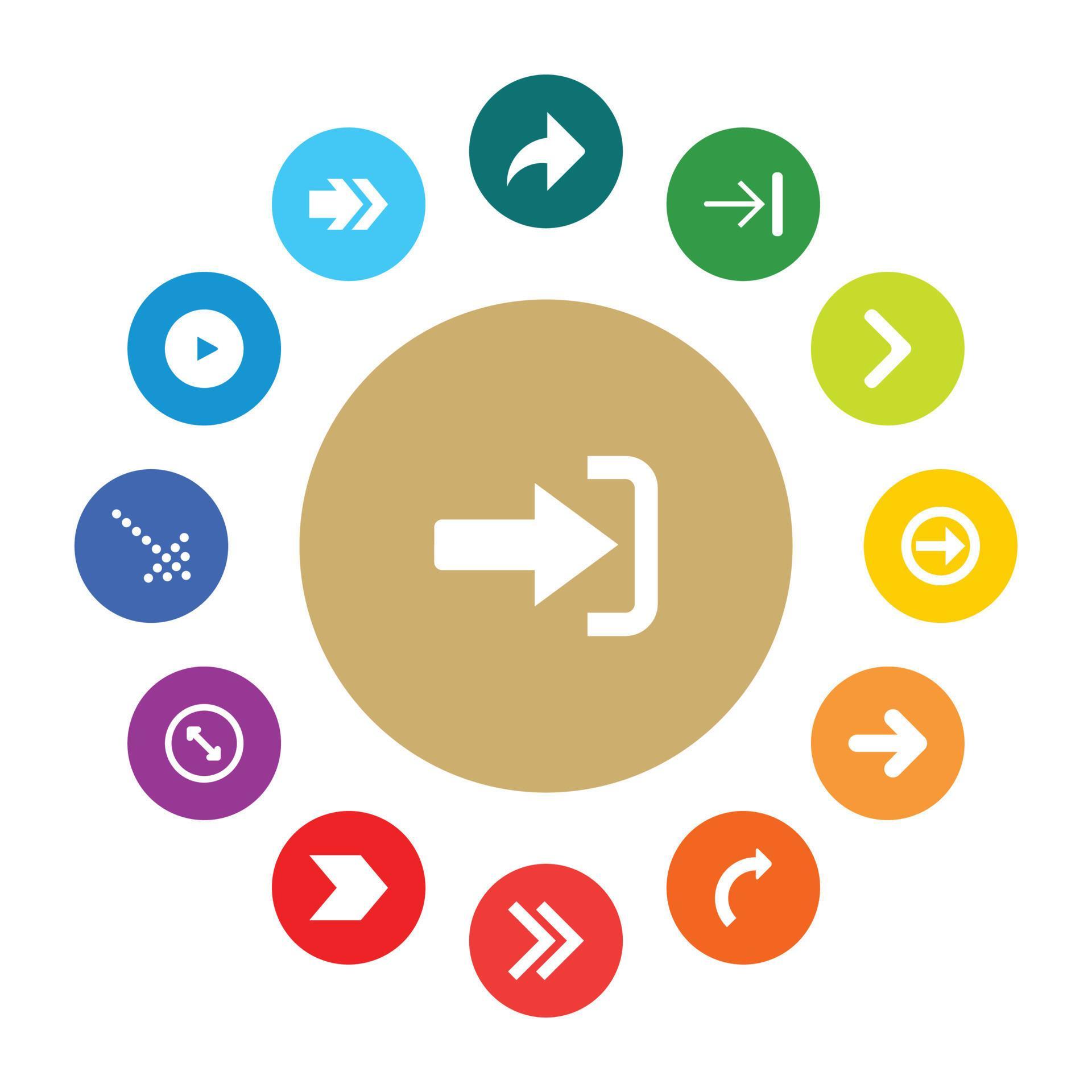 User Interface buttons design set vector 14349878 Vector Art at Vecteezy