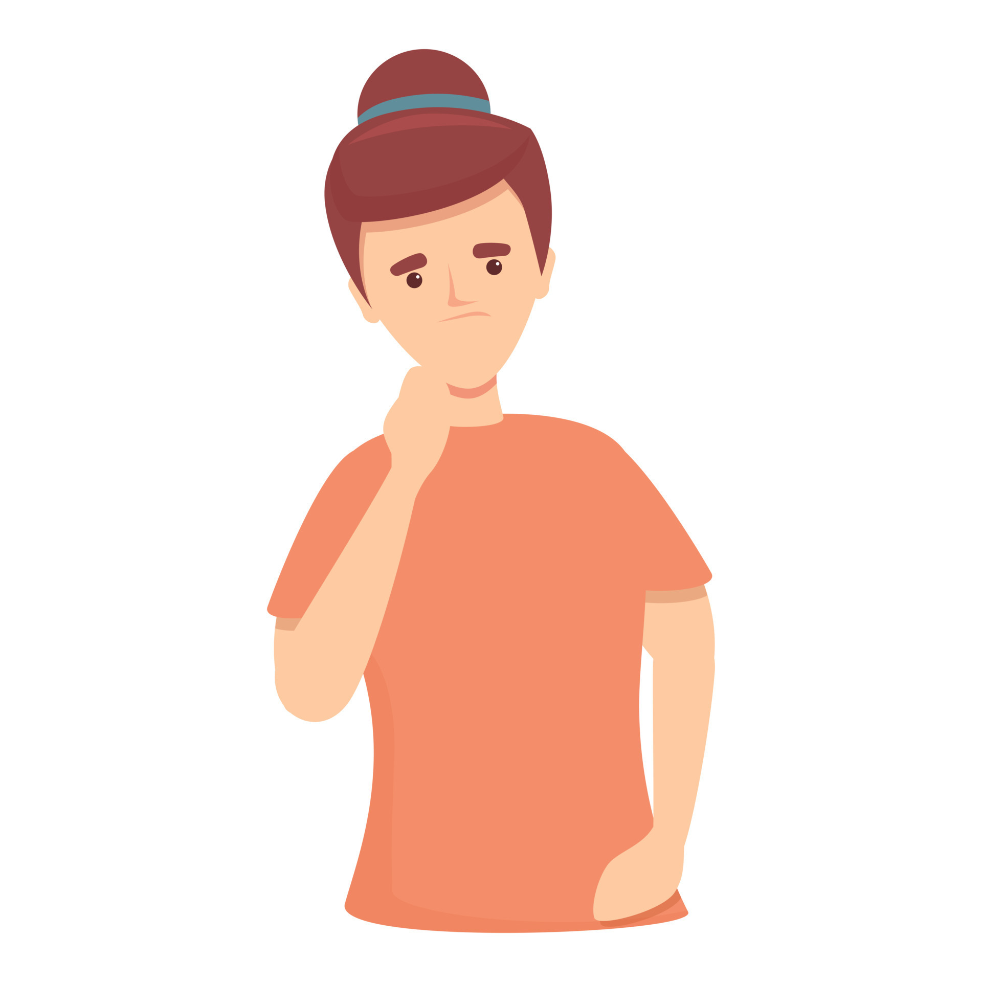 Thinking mother icon cartoon vector. Uncertainty question 14350023 ... Thinking mother icon cartoon vector. Uncertainty question 14350023 ...