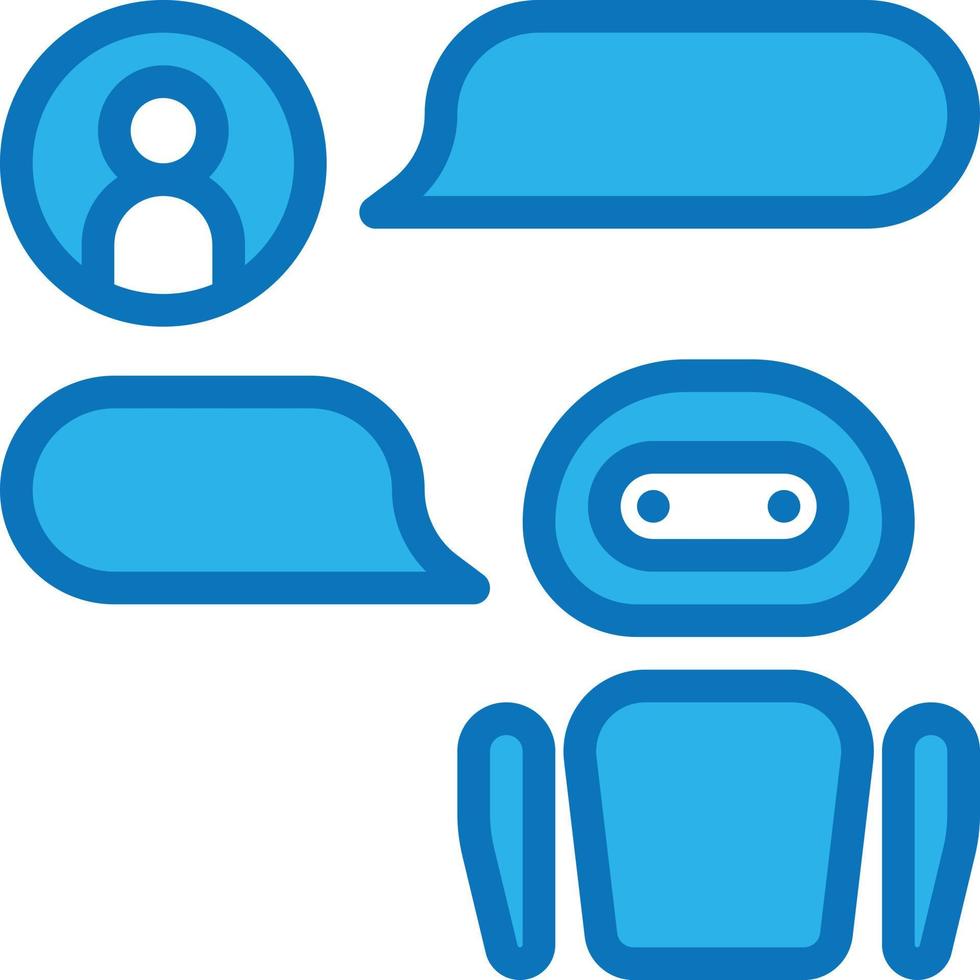 chatbot message ai artificial intelligence - blue icon 14353308 Vector ... chatbot message ai artificial intelligence - blue icon 14353308 Vector ...