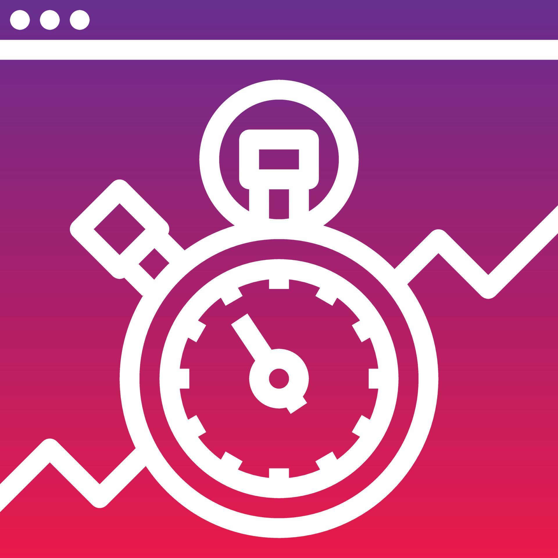 speed page load optimization seo - solid gradient icon 14354841 Vector Art at Vecteezy