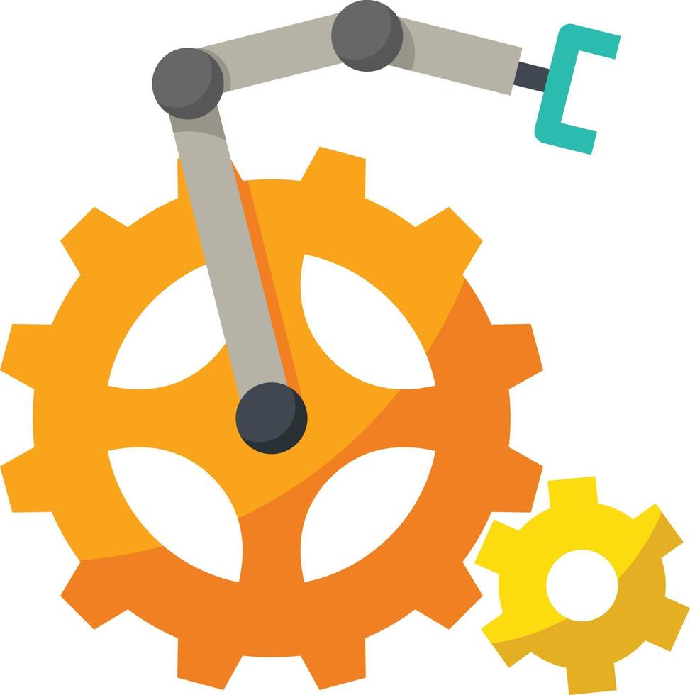 automation settings ai artificial intelligence - flat icon 14356926 ...