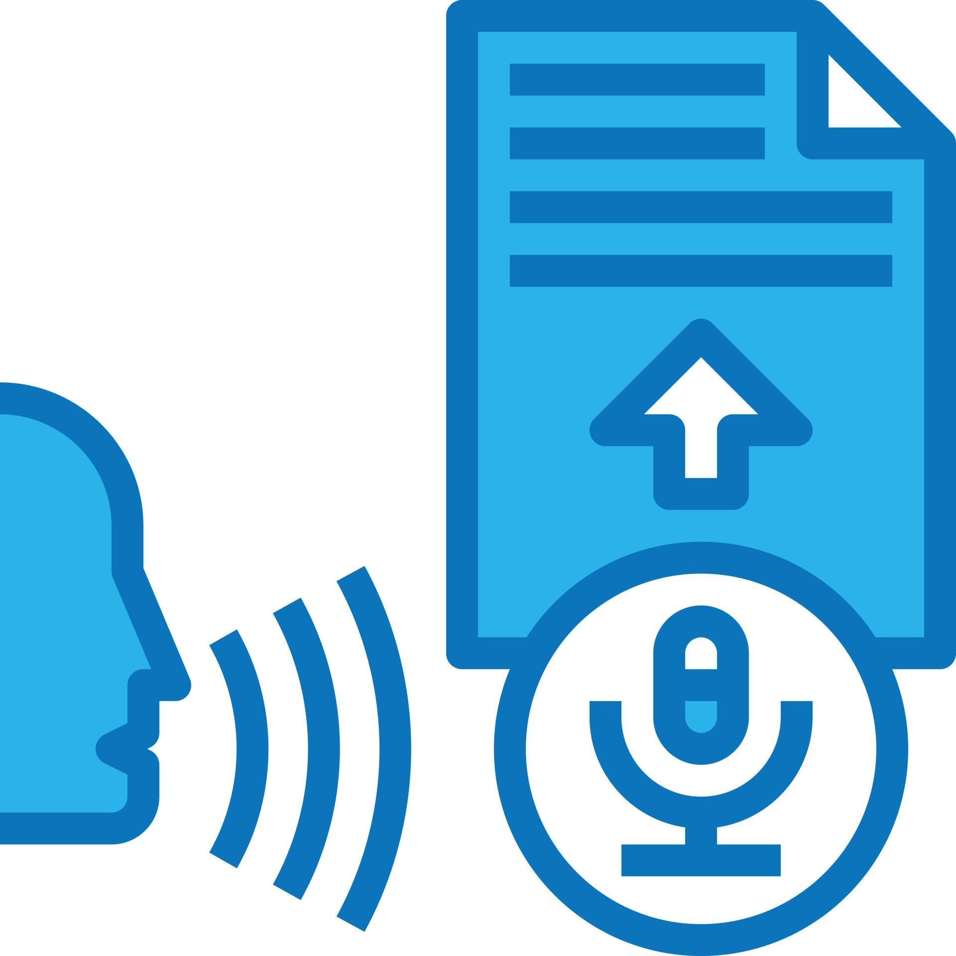speech recognition record ai artificial intelligence - blue icon ... speech recognition record ai artificial intelligence - blue icon ...