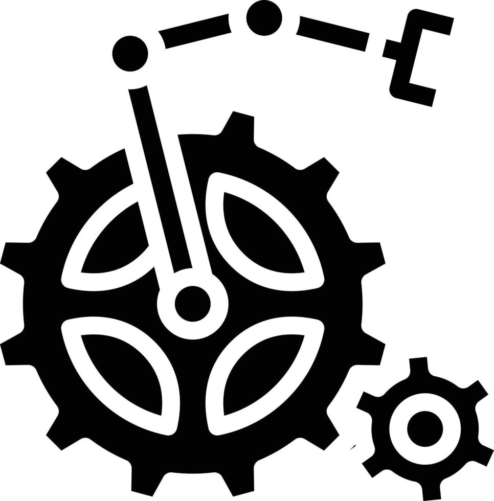 automation settings ai artificial intelligence - solid icon 14358326 ...