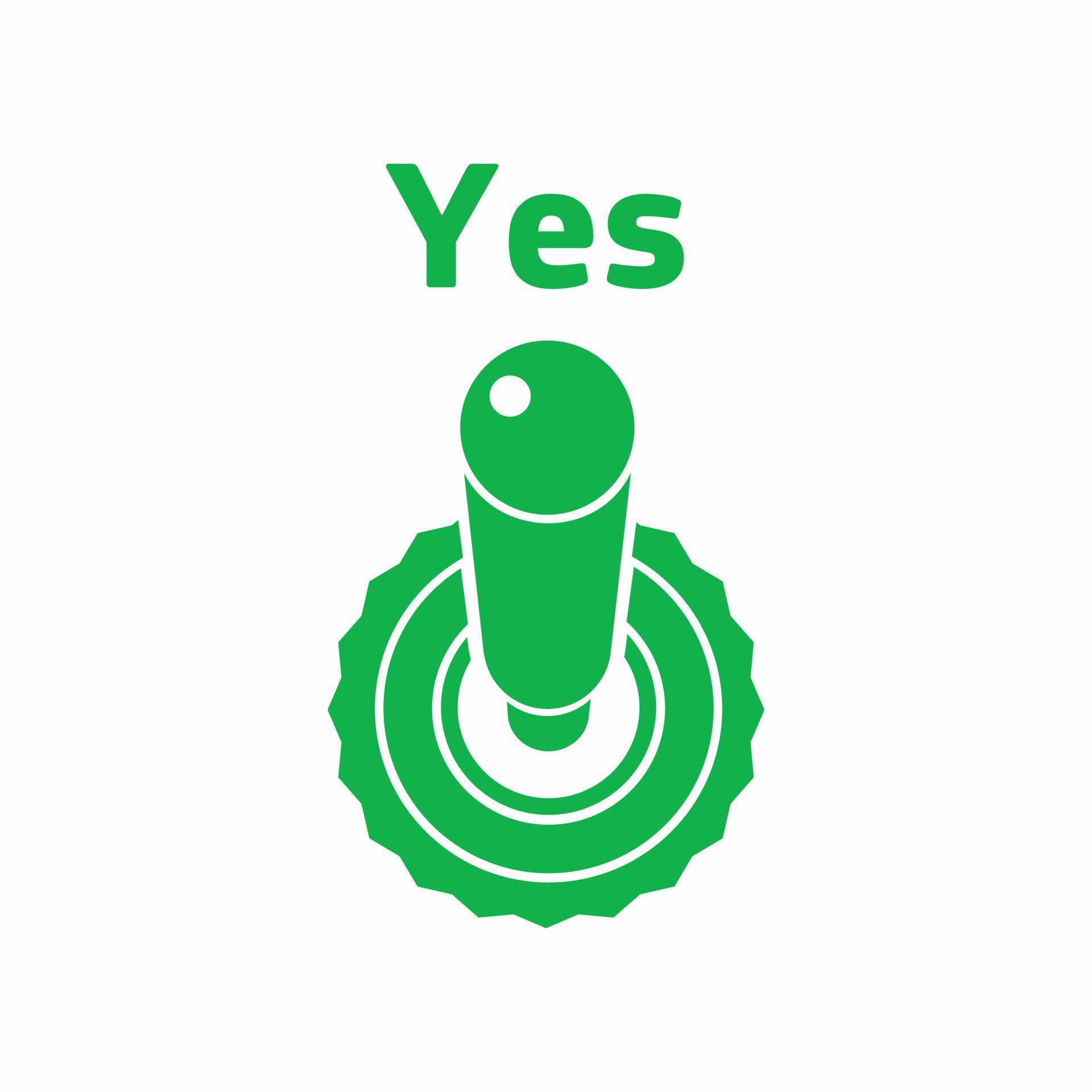 Toggle switch button icon, simple style 14360455 Vector Art at Vecteezy