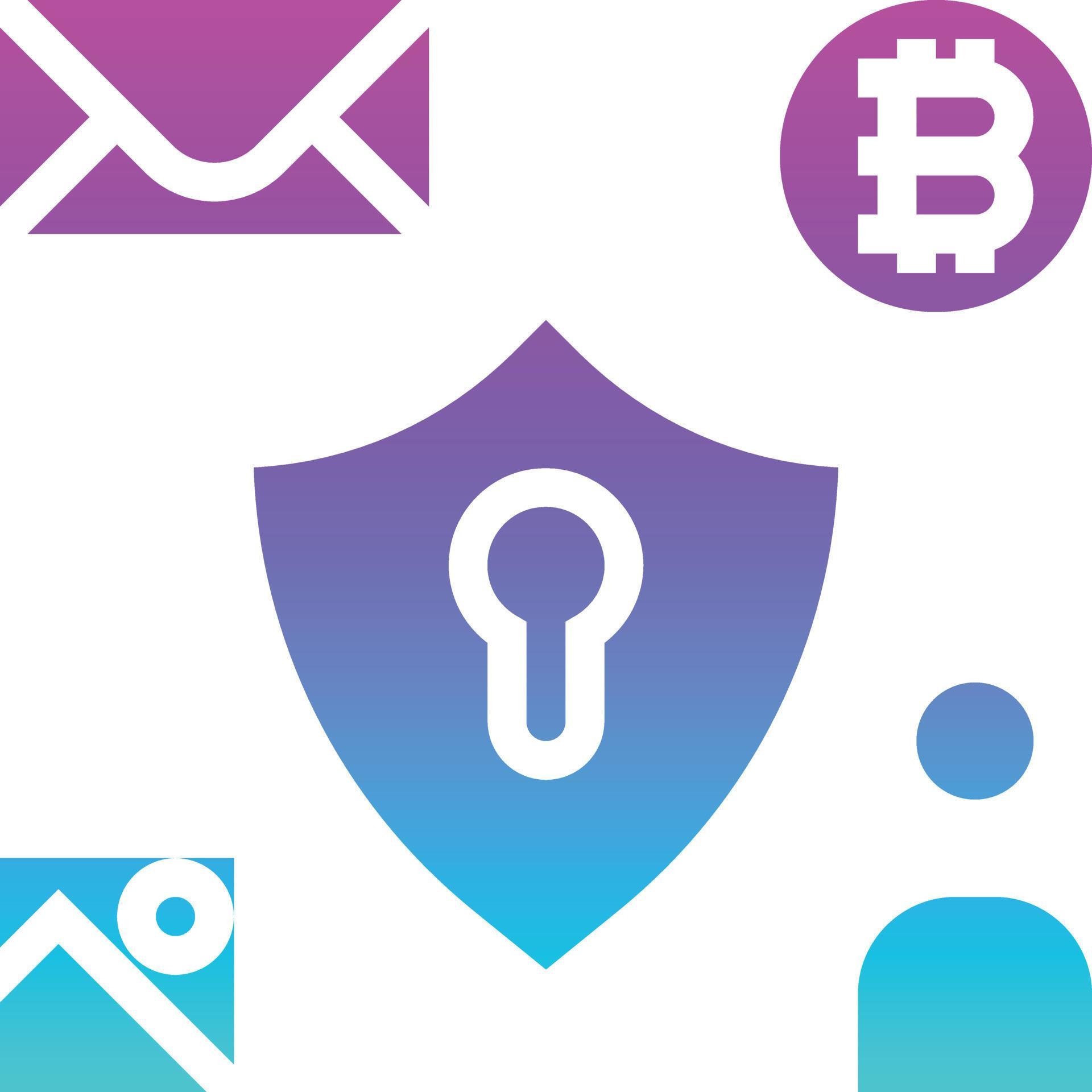 encryption data protected software development - gradient solid icon 14360560 Vector Art at Vecteezy
