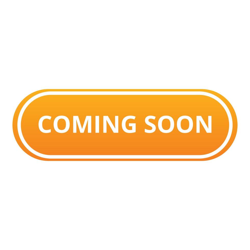 Coming Soon Button Icon Cartoon Style 14361613 Vector Art At Vecteezy