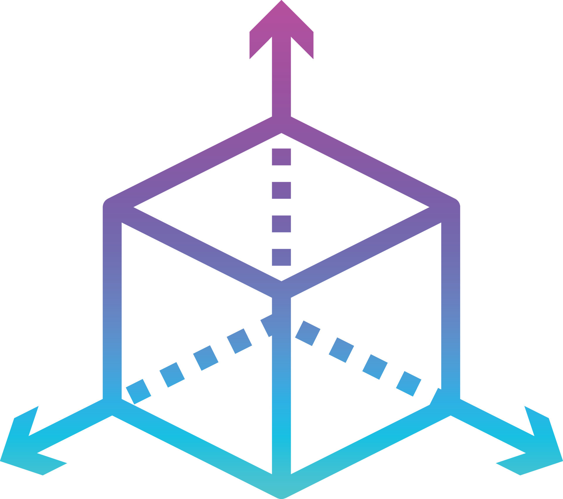 3d shape creative - gradient icon 14362539 Vector Art at Vecteezy