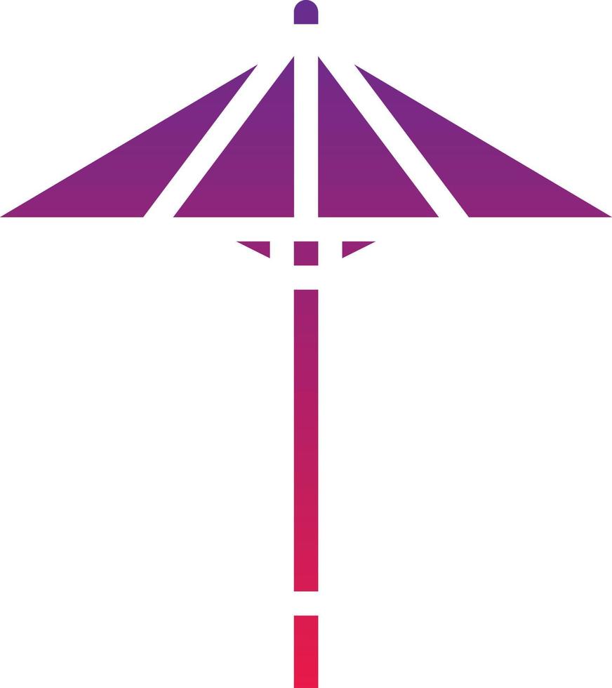 wagasa umbrello rain rainy japan - solid gradient icon 14362549 Vector Art at Vecteezy