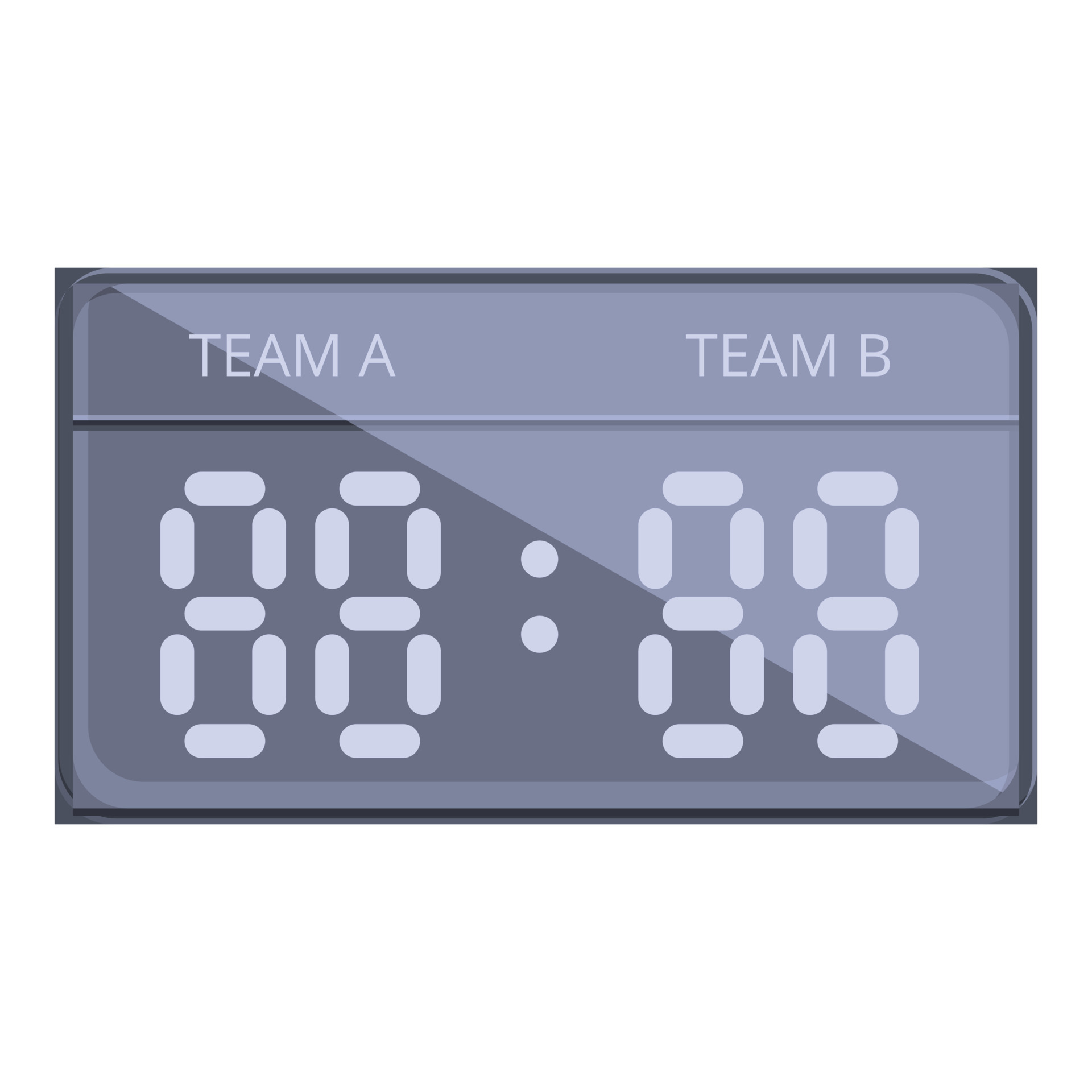 Clock Scoreboard Icon Cartoon Style 14362896 Vector Art At Vecteezy