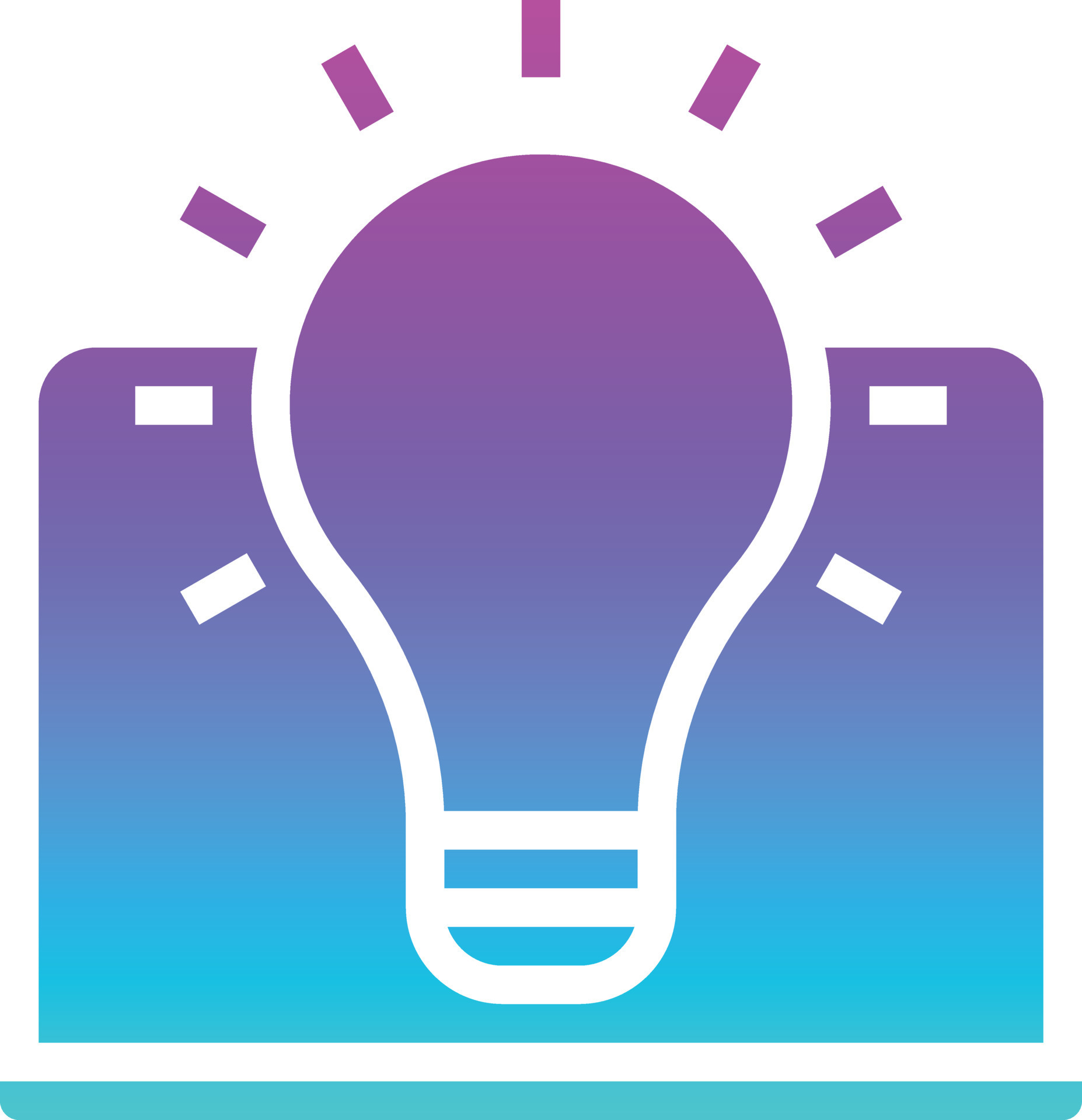 intelligent system idea software development - gradient solid icon ...