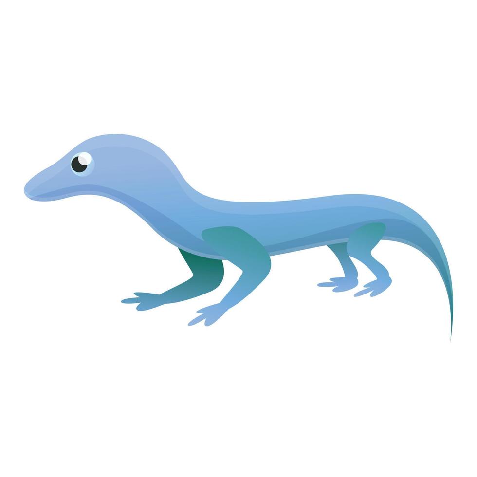 Blue Lizard Icon Cartoon Style 14364707 Vector Art At Vecteezy