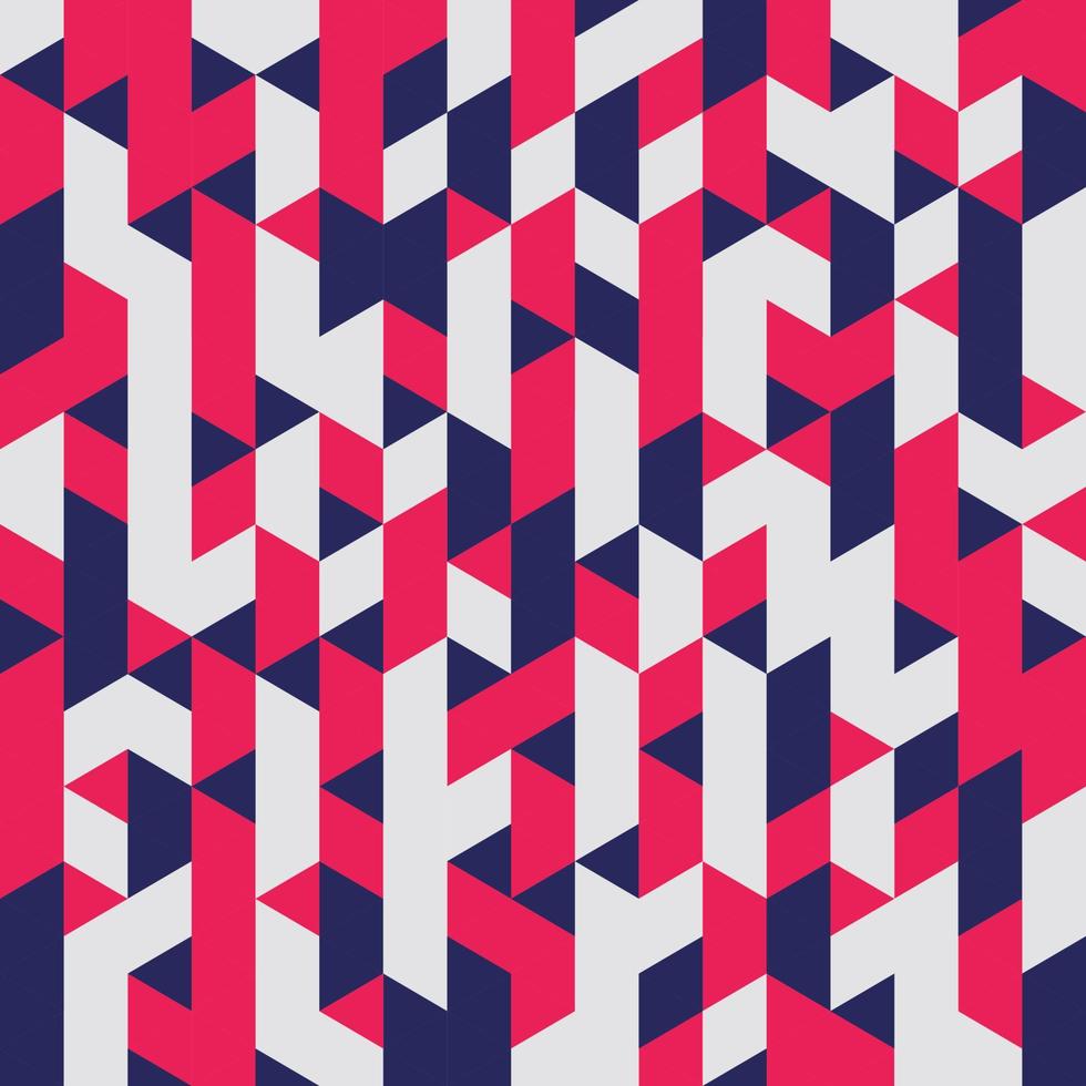 Red Geometric Seamless Pattern Abstract Background 14366827 Vector Art