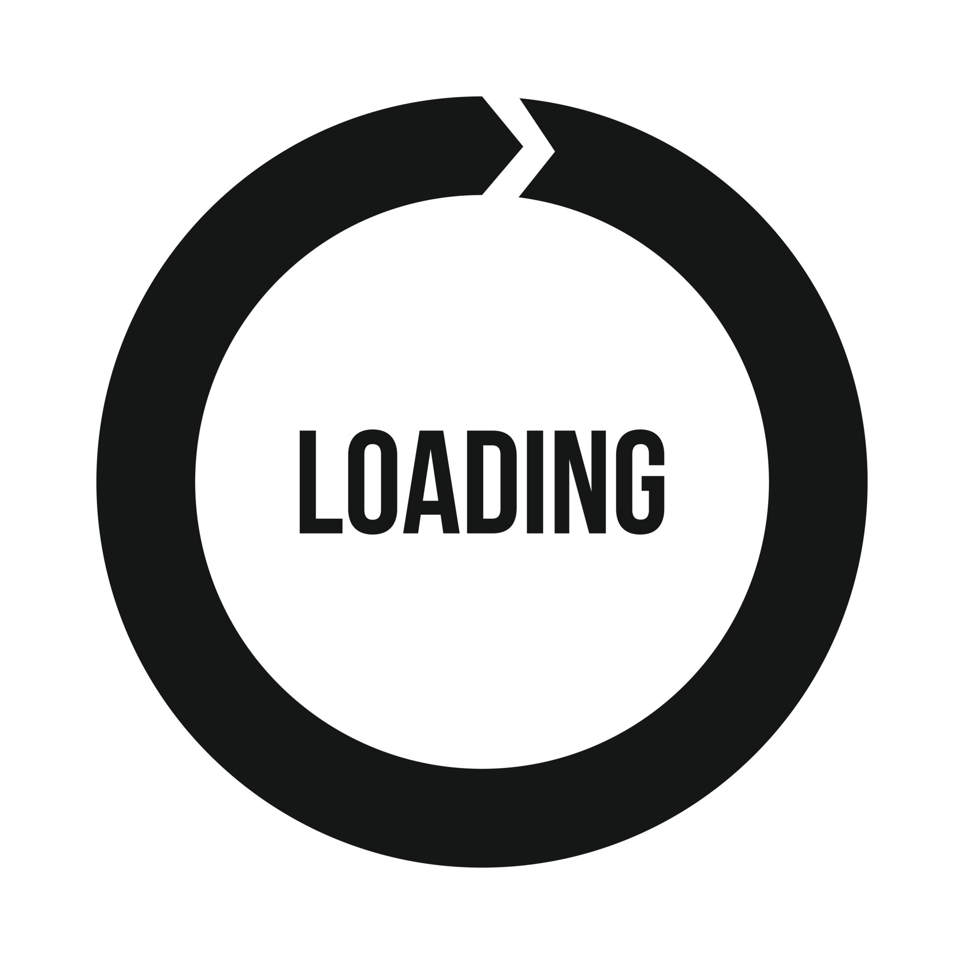 Circle loading icon, simple style 14367850 Vector Art at Vecteezy