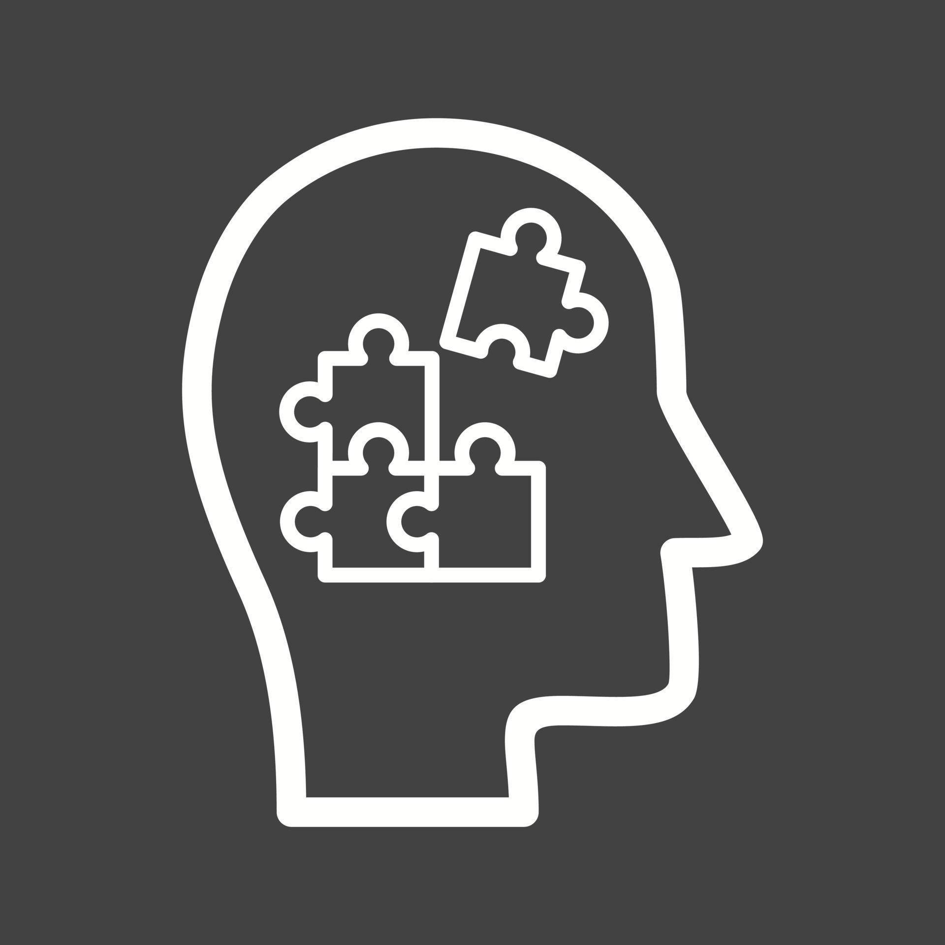 Problem Solving Line Inverted Icon 14368999 Vector Art at Vecteezy