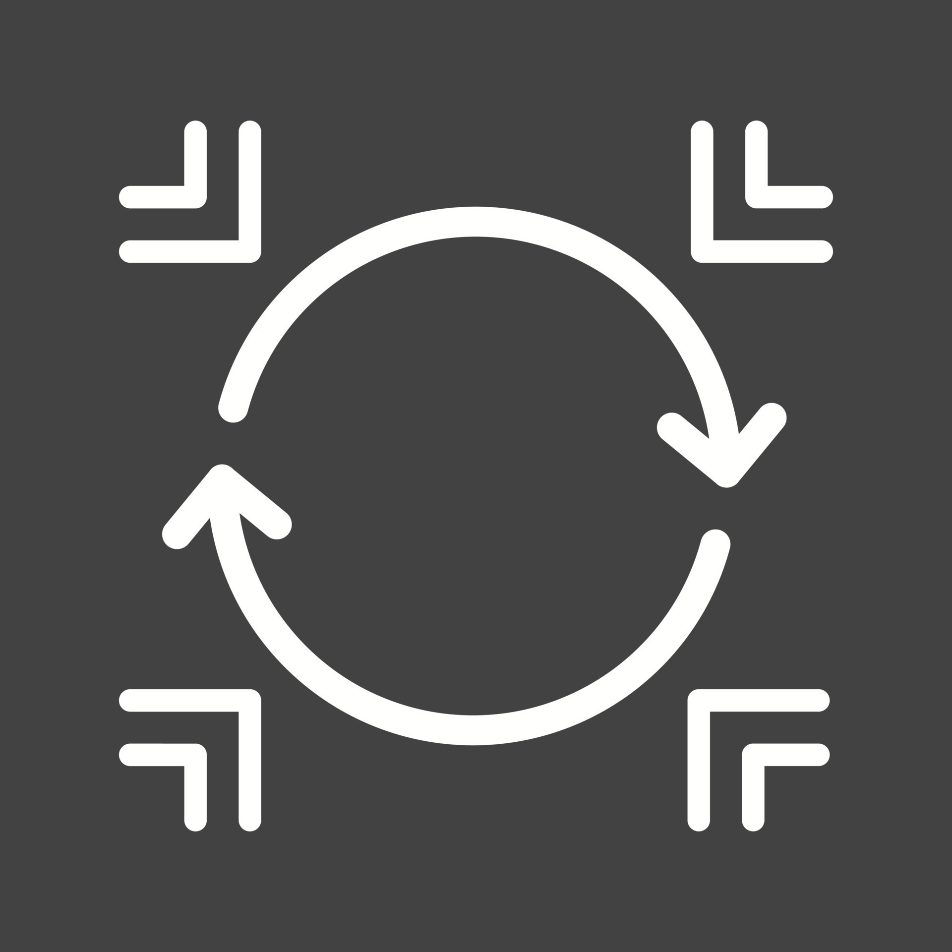 Data Synchronization Line Inverted Icon 14369891 Vector Art At Vecteezy