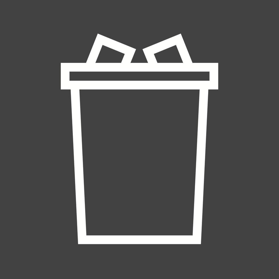 Garbage Line Inverted Icon 14370621 Vector Art at Vecteezy