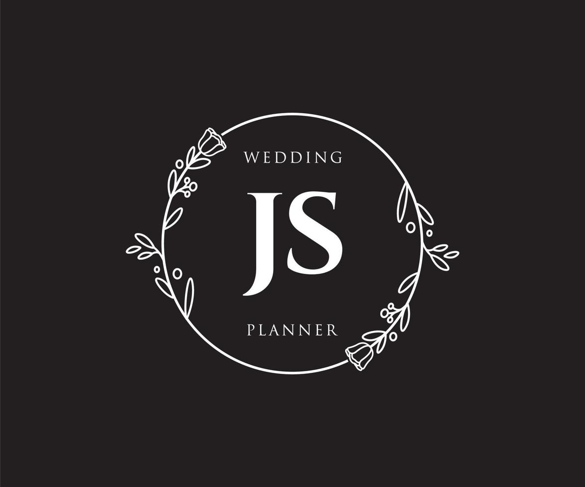 Initial JS feminine logo. Usable for Nature, Salon, Spa, Cosmetic and ... Initial JS feminine logo. Usable for Nature, Salon, Spa, Cosmetic and ...