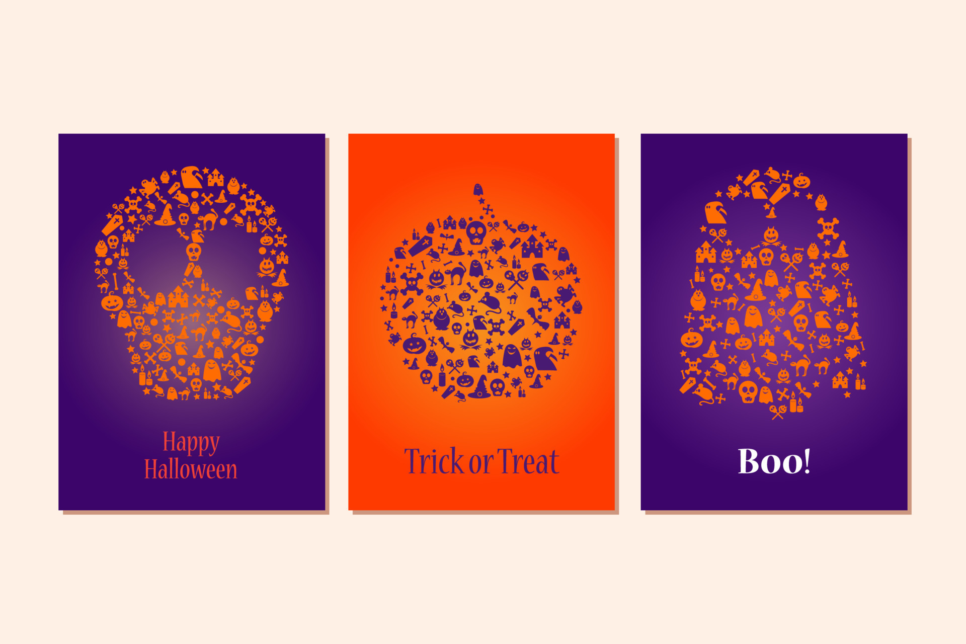 Happy Halloween Design Element For Poster, Card 14375996 Vector Art at ... Happy Halloween Design Element For Poster, Card 14375996 Vector Art at ...