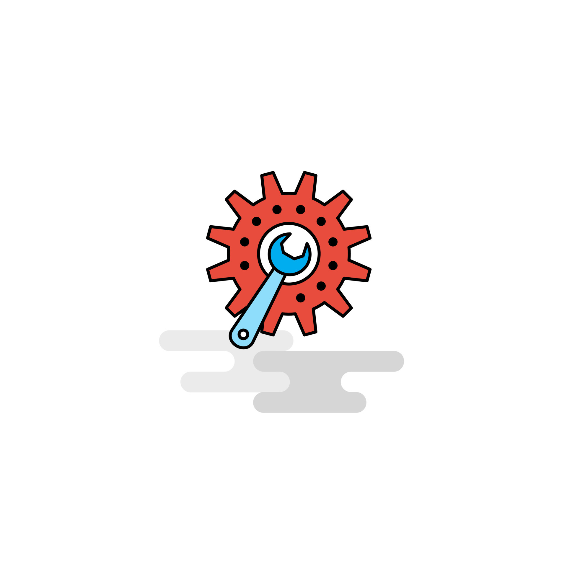 Flat Gear setting Icon Vector 14377686 Vector Art at Vecteezy Flat Gear setting Icon Vector 14377686 Vector Art at Vecteezy
