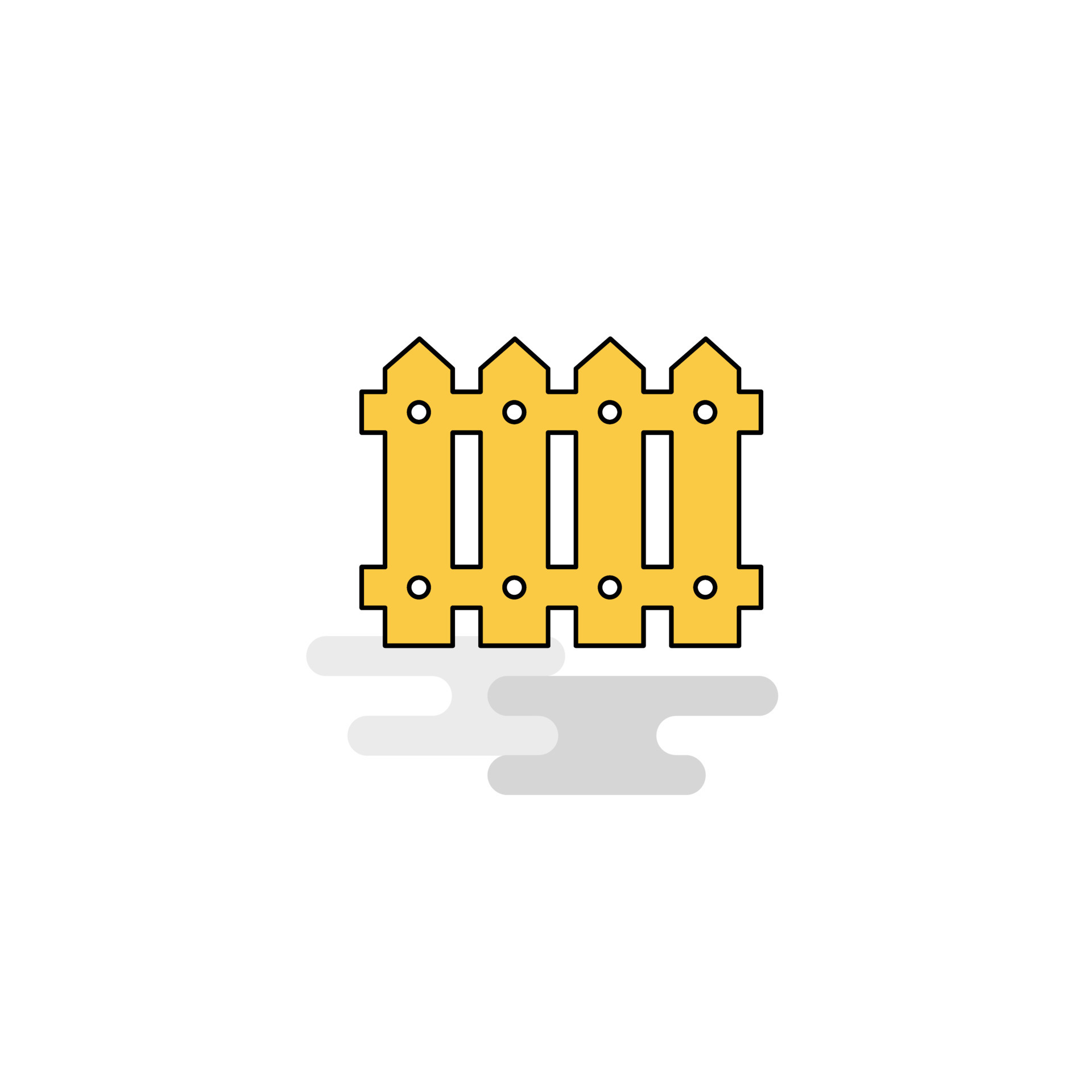 Flat Boundary Icon Vector 14379168 Vector Art At Vecteezy