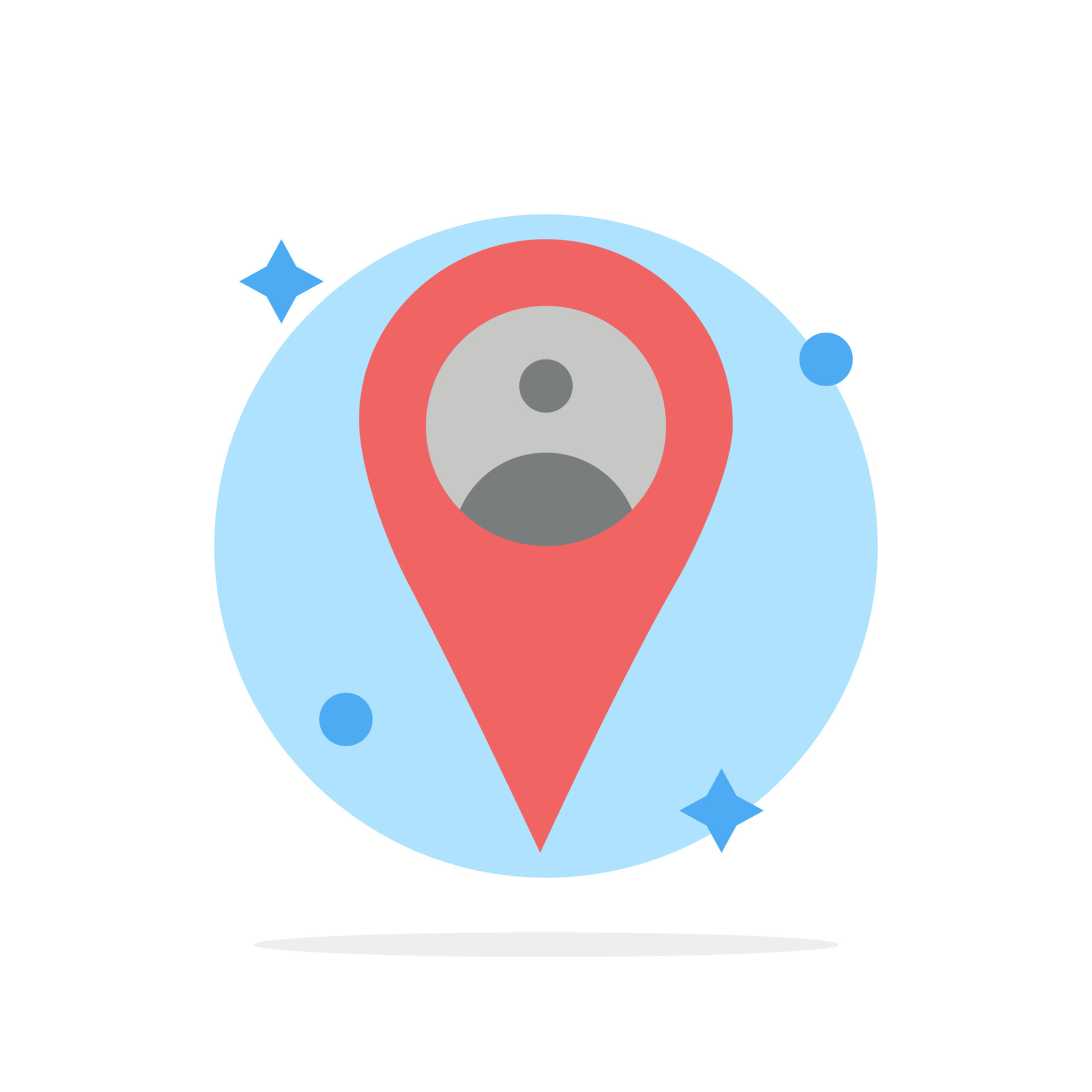 Location Map Man Abstract Circle Background Flat Color Icon 14381883
