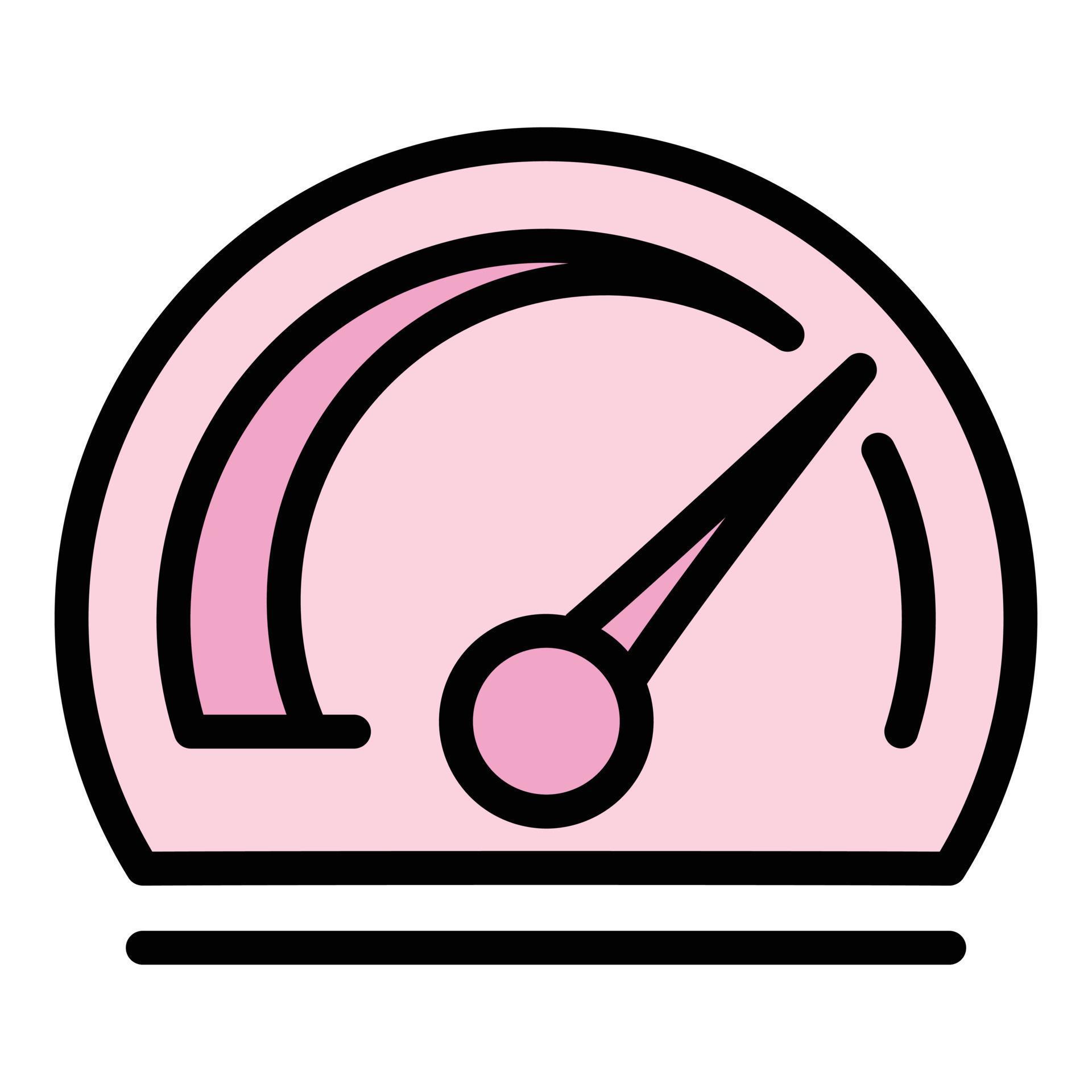 Style Speedometer Icon Outline Style 14384821 Vector Art At Vecteezy
