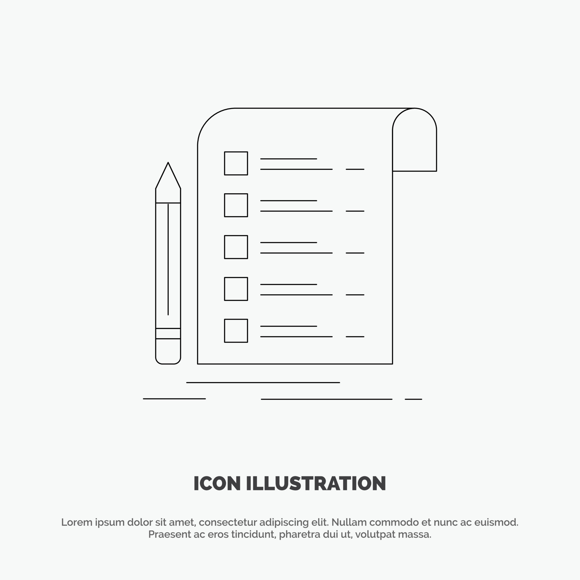 File Report Invoice Card Checklist Line Icon Vector 14386873 Vector Art ... File Report Invoice Card Checklist Line Icon Vector 14386873 Vector Art ...