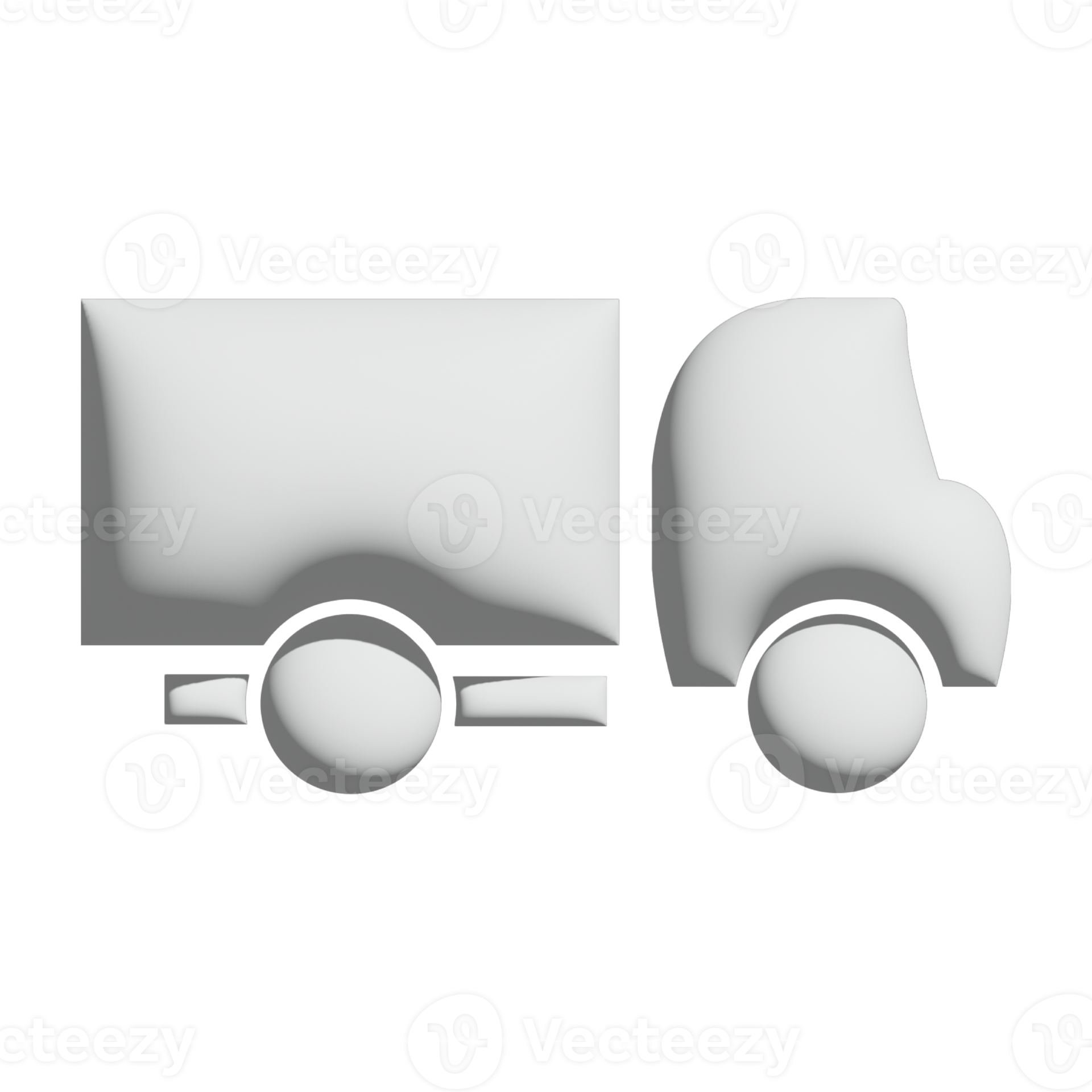 truck icon 3d design for application and website presentation 14387175 PNG